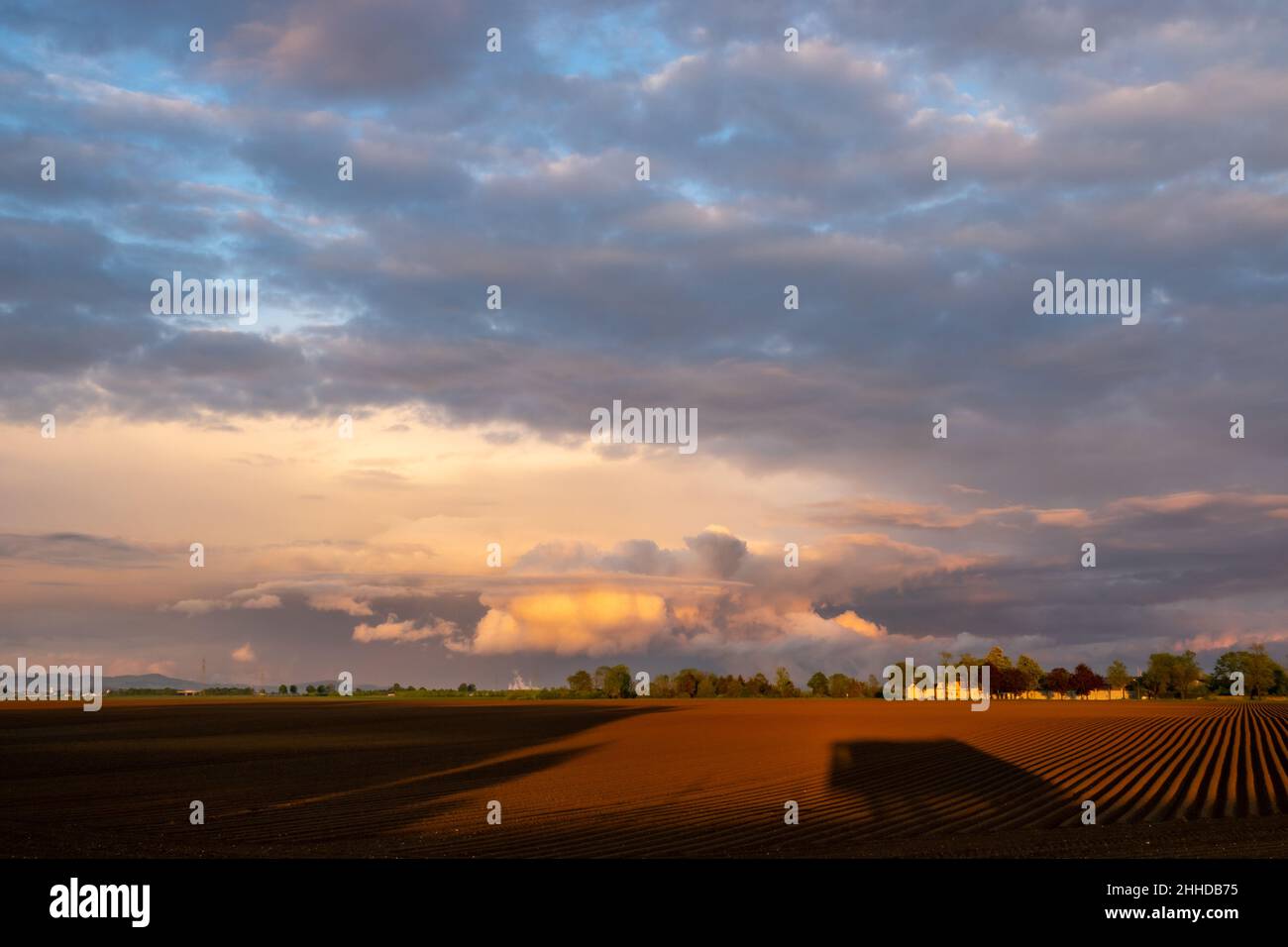 Cloud images with rain clouds and storm clouds in the landscape Stock ...
