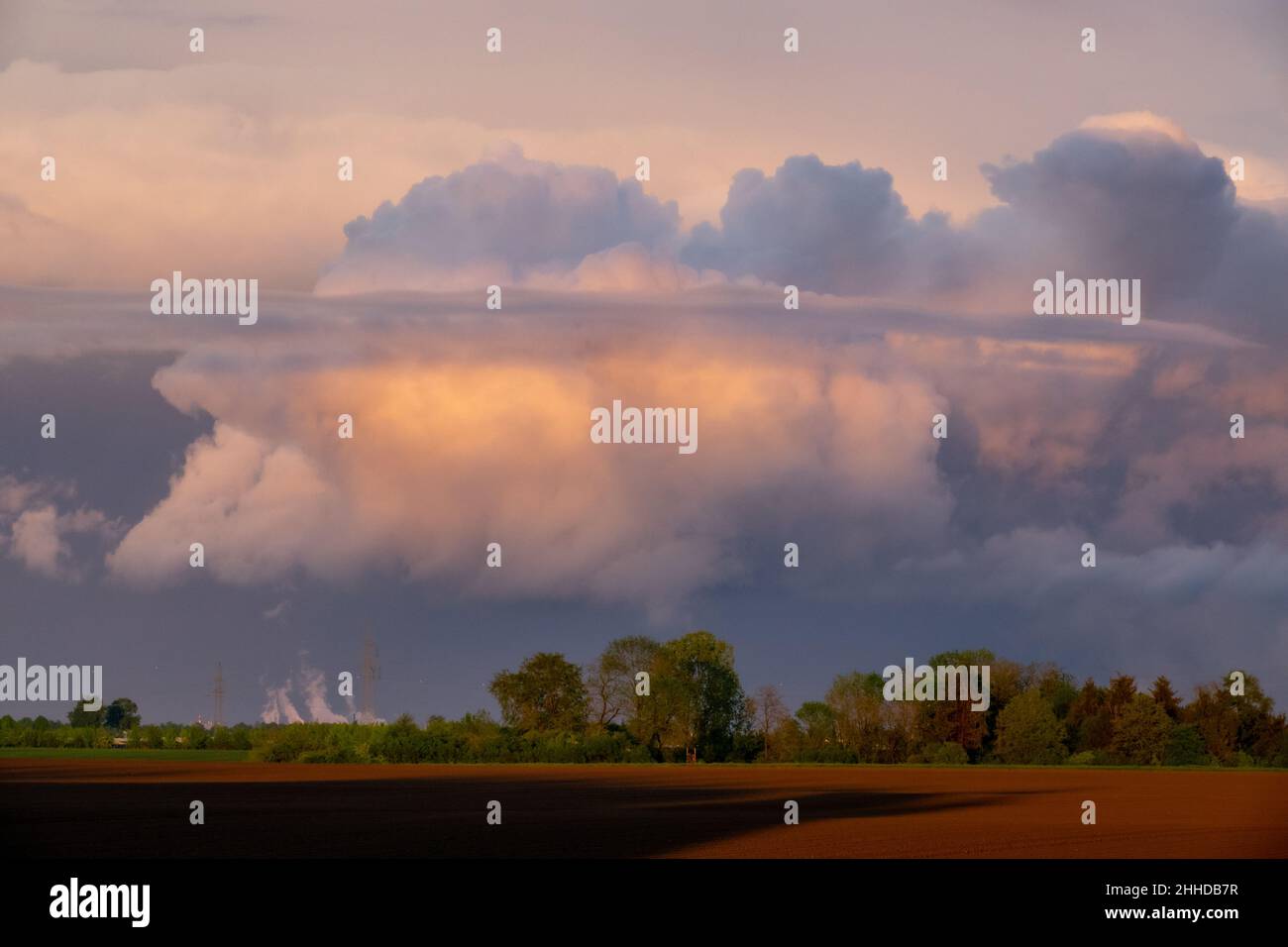 Cloud images with rain clouds and storm clouds in the landscape Stock ...