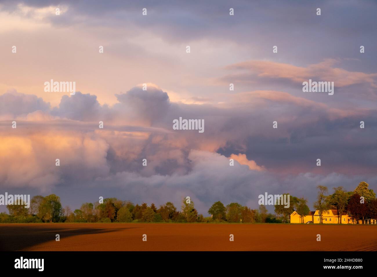 Cloud images with rain clouds and storm clouds in the landscape Stock ...