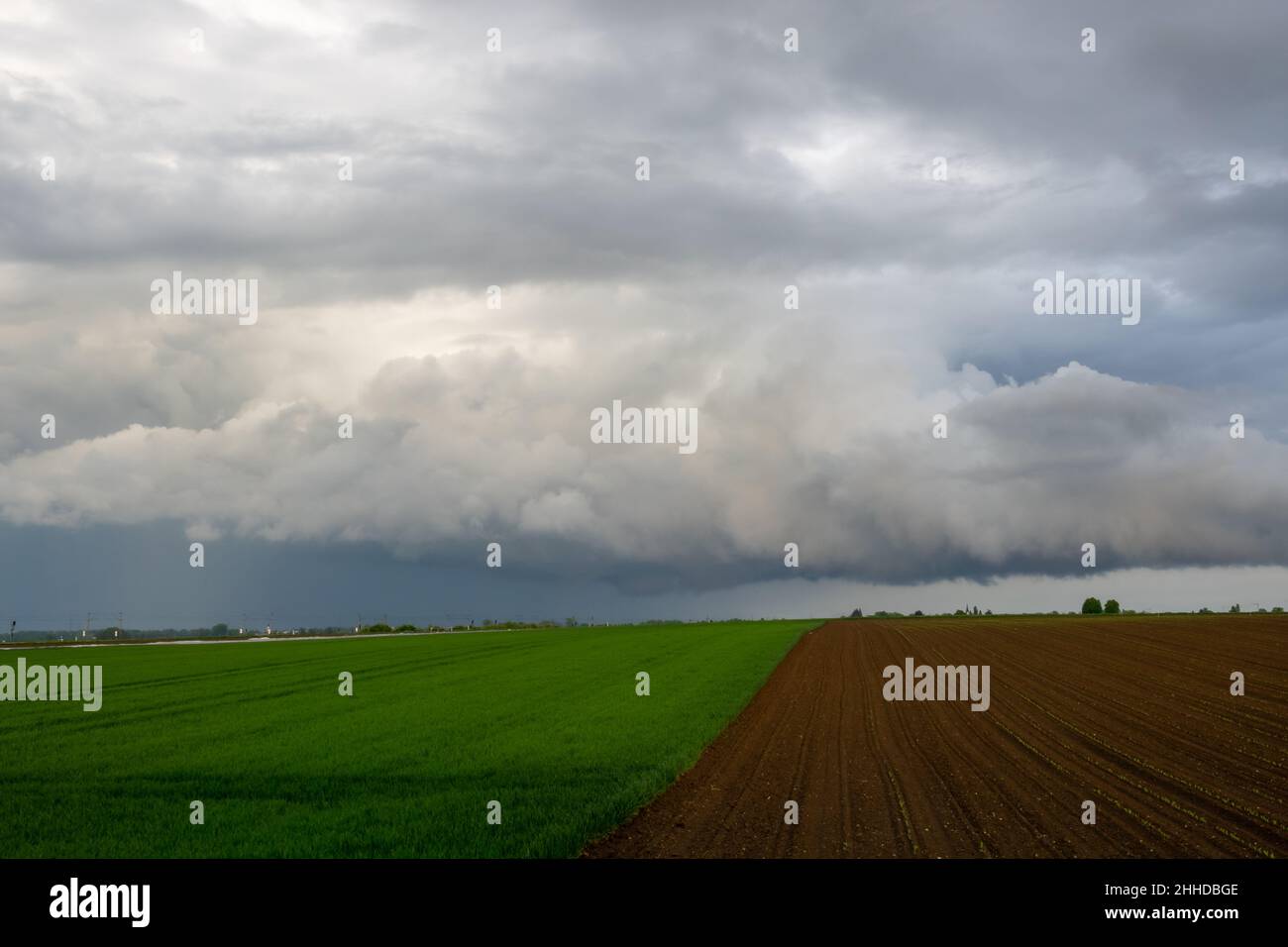 Cloud images with rain clouds and storm clouds in the landscape Stock ...