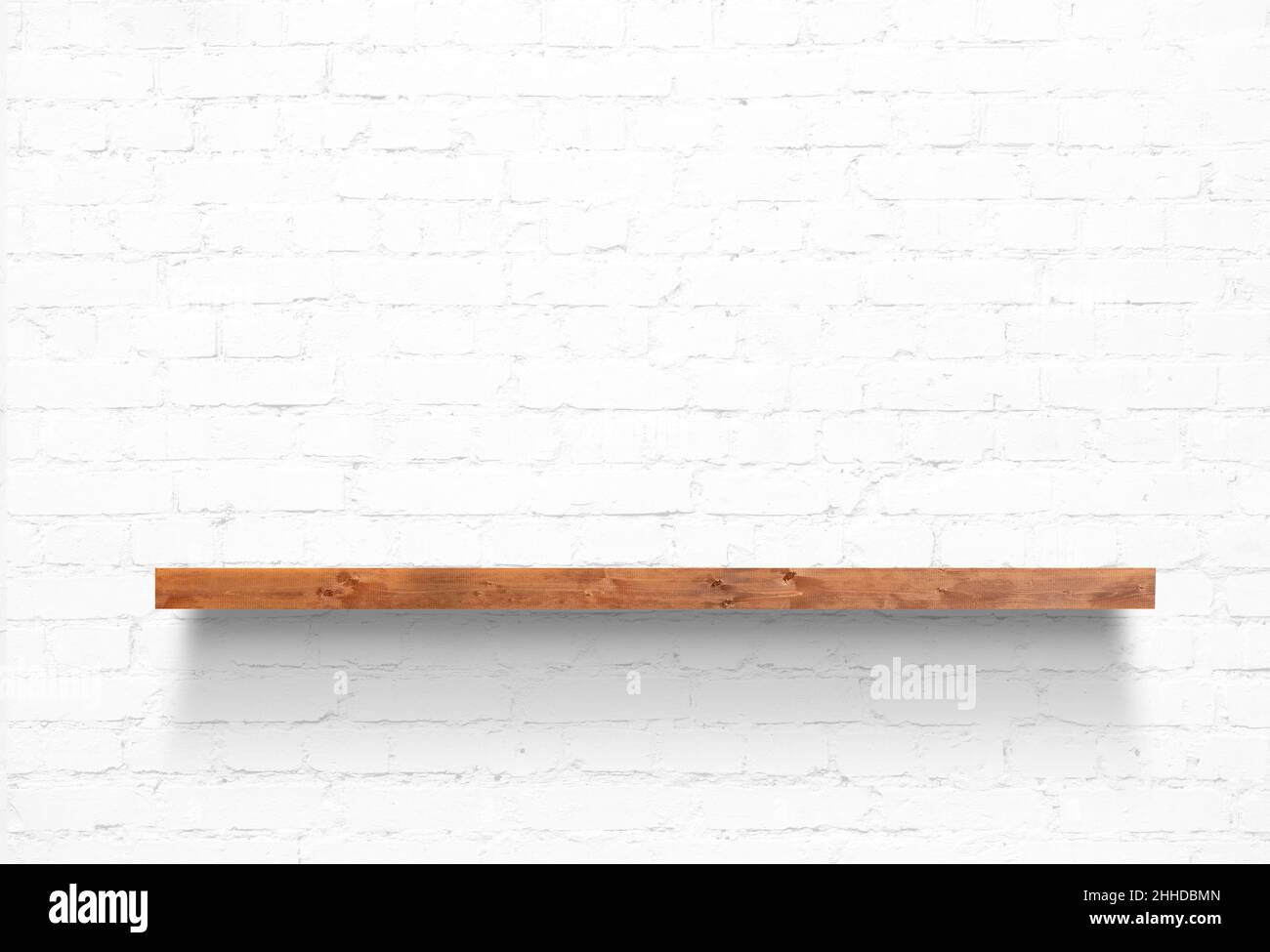wooden shelves on white background for the convenience of your design ...