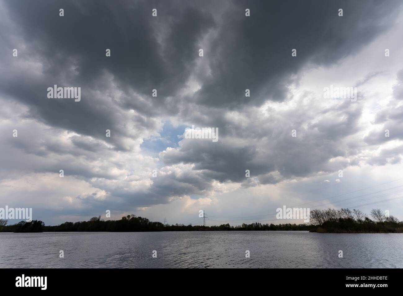 Cloud images with rain clouds and storm clouds in the landscape Stock ...