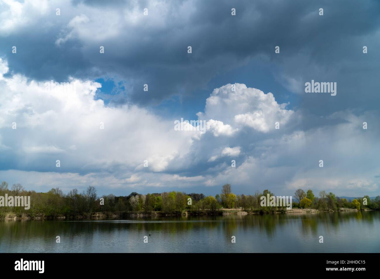 Cloud images with rain clouds and storm clouds in the landscape Stock ...