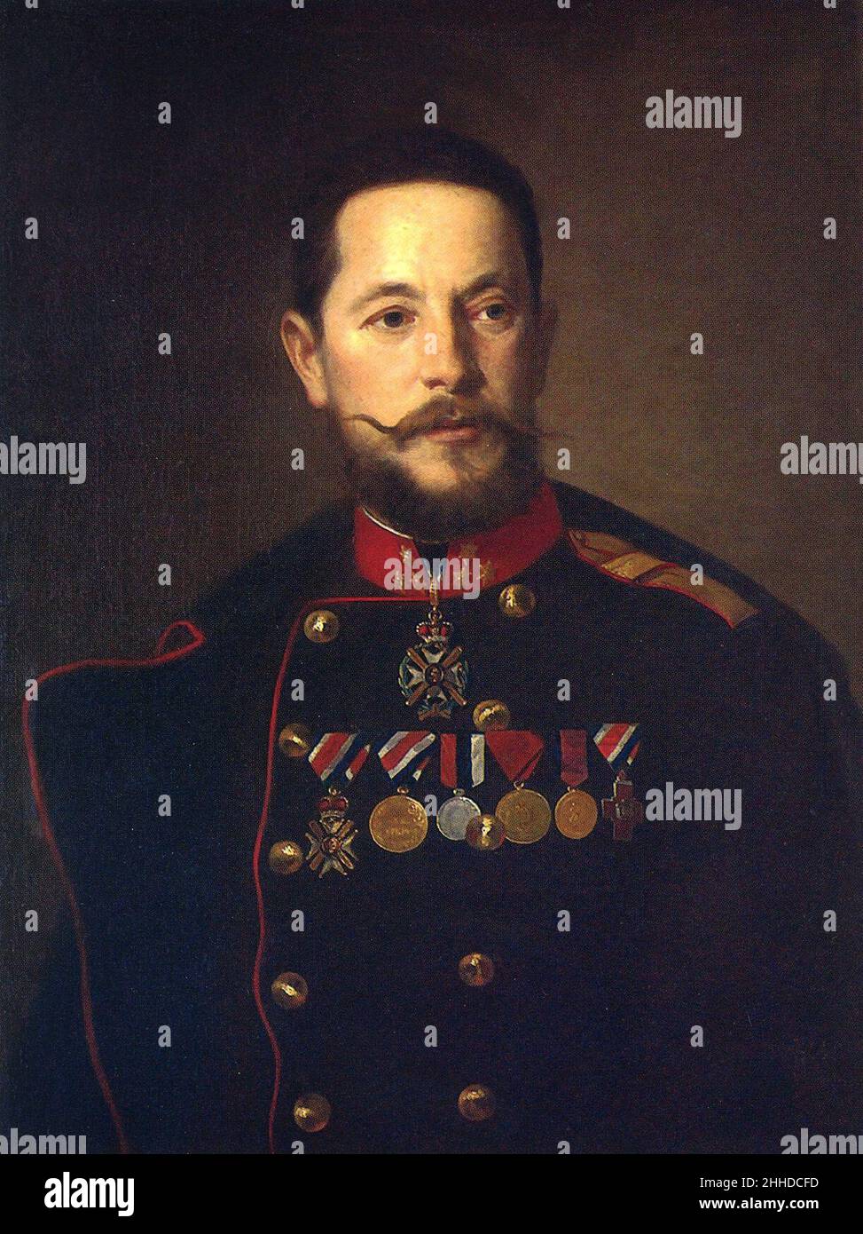 Srpski tabornik kapetan Milos S. Milojevic (1840-1897 Stock Photo - Alamy