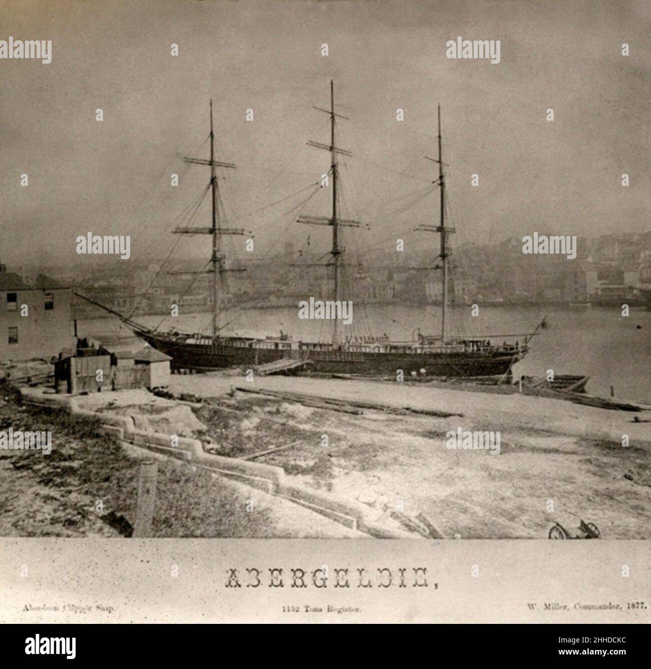 SS Abergeldie - 1877 Stock Photo - Alamy