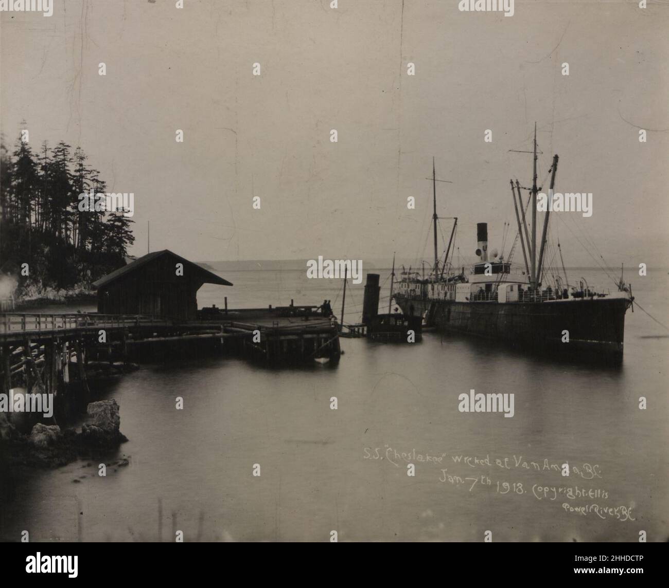 Ss cheslakee wrecked at van anda hi-res stock photography and images ...