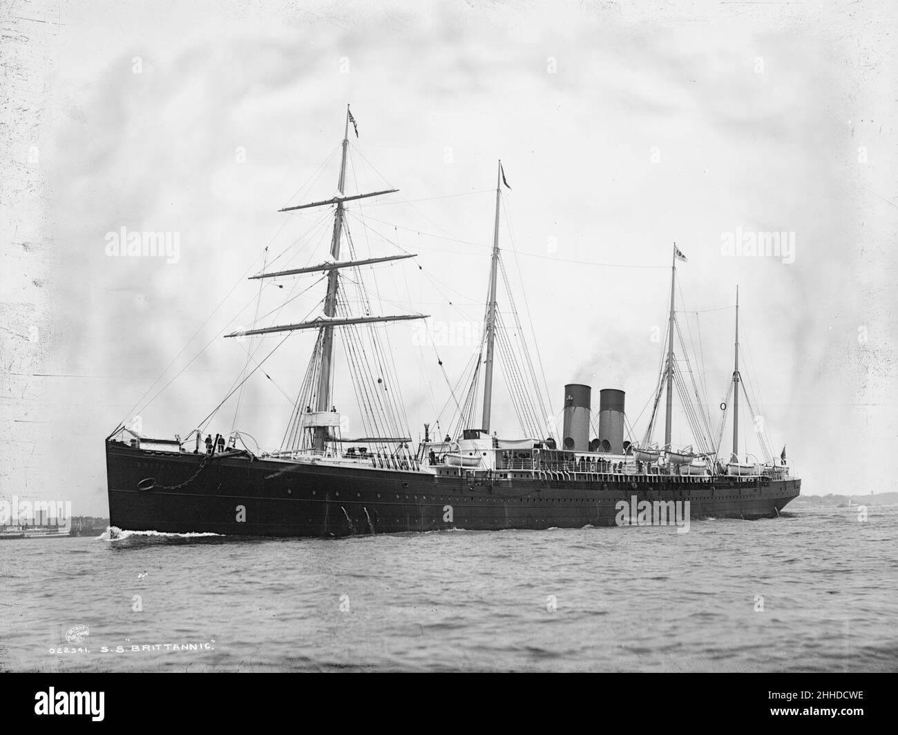 Ss britannic Black and White Stock Photos & Images - Alamy