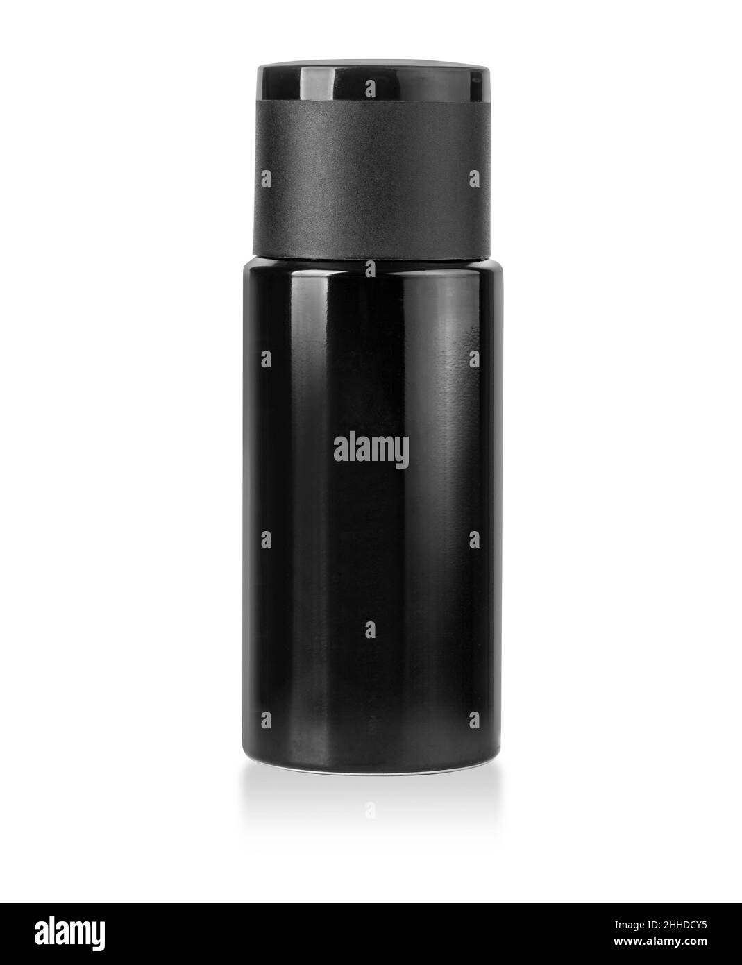 Blank black spray can isolated on white background, with clipping path ...