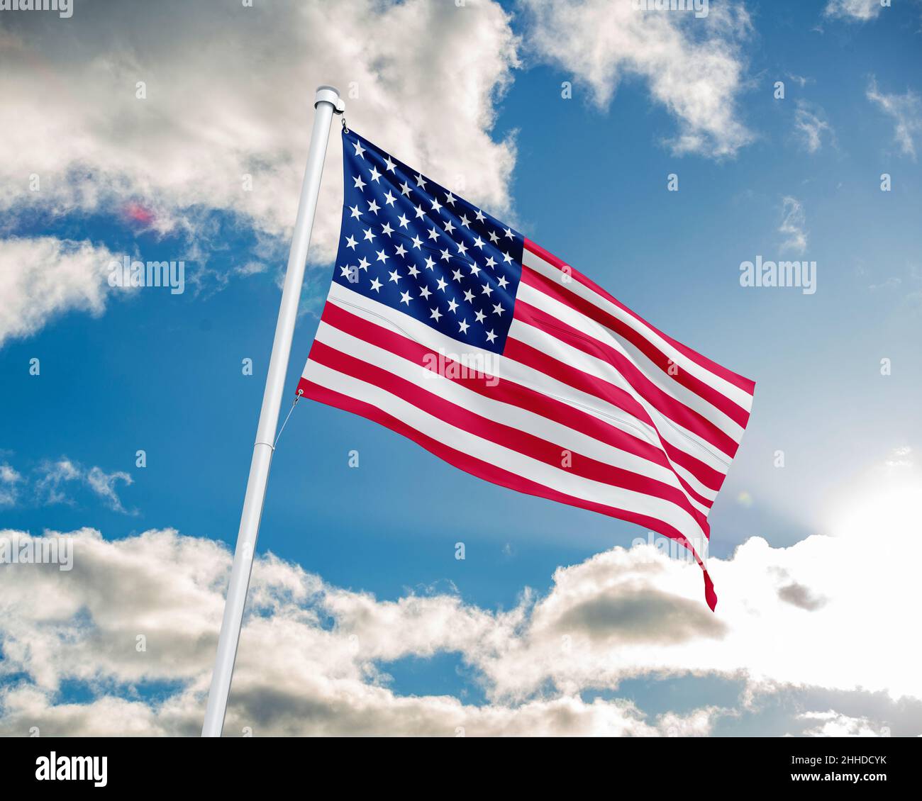 The flag of the United States of America, often referred to as the ...