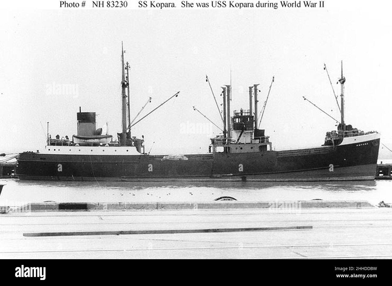 SS Kopara (New Zealand Cargo Ship, 1938 Stock Photo - Alamy