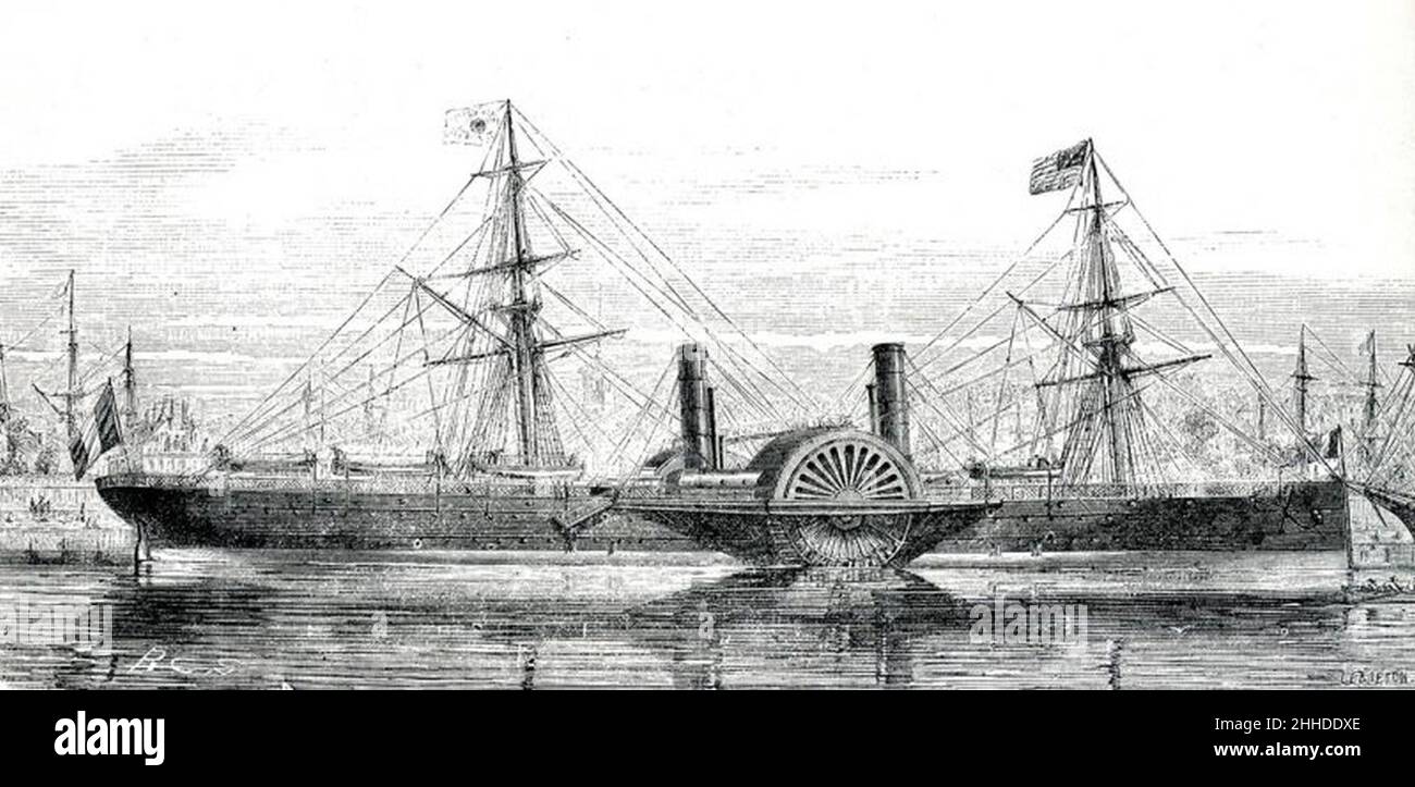 SS Washington c. 1864-1868 Stock Photo - Alamy