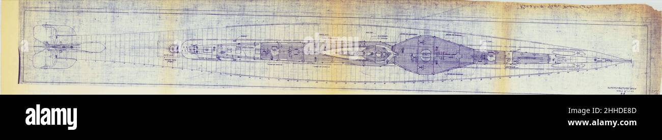 SS-85, USS R-8, Inboard Profile Stock Photo - Alamy