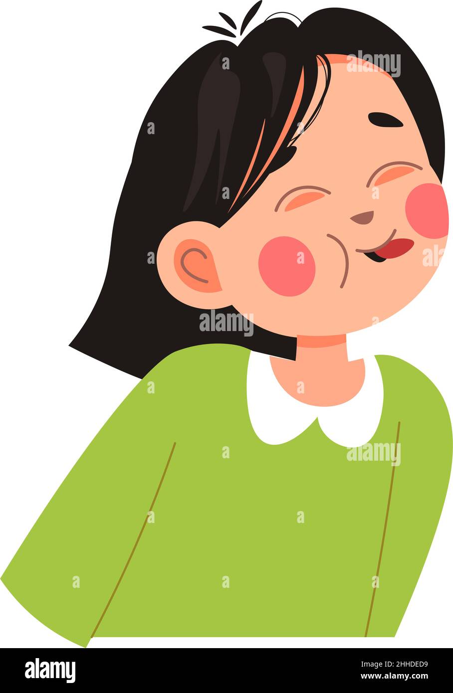 Girl Sticking Out Tongue Clipart