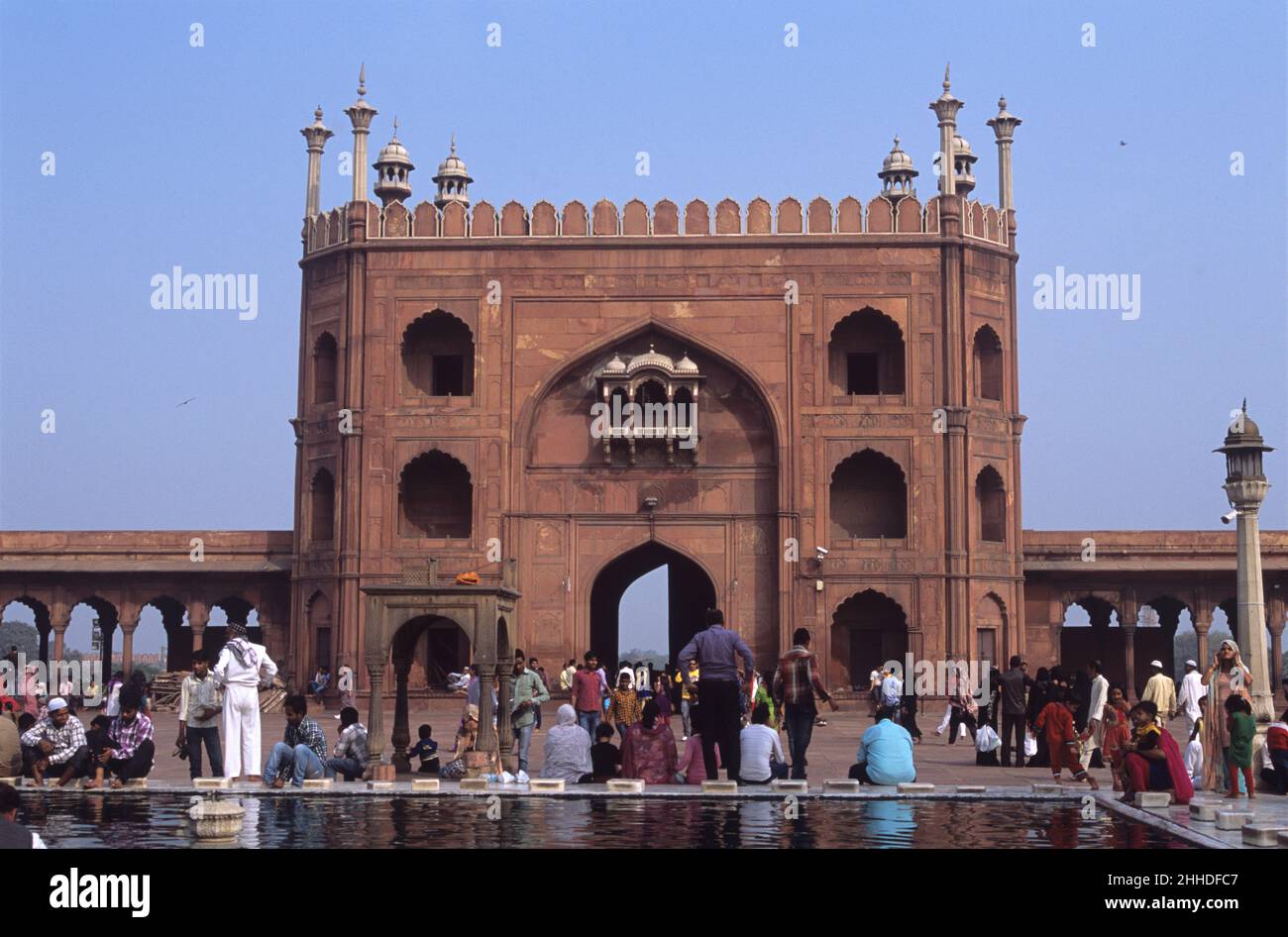 Jami masjid mosque Delhi India Stock Photo - Alamy