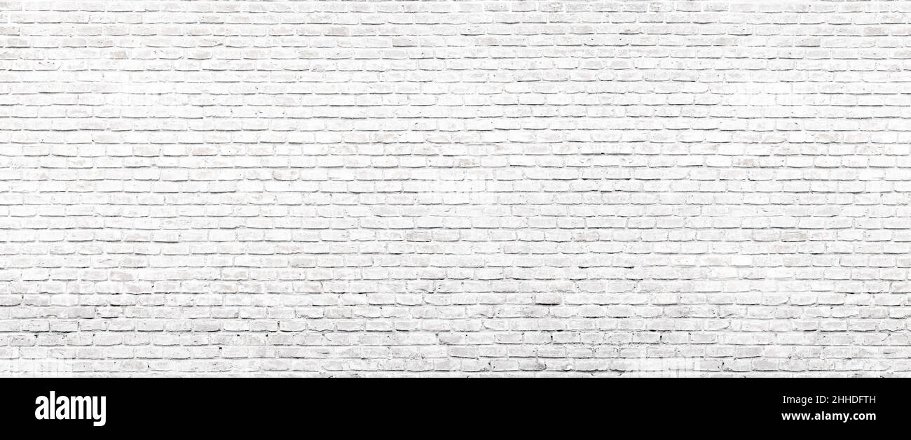 Old white block brick wall Beautifully arranged texture background ...