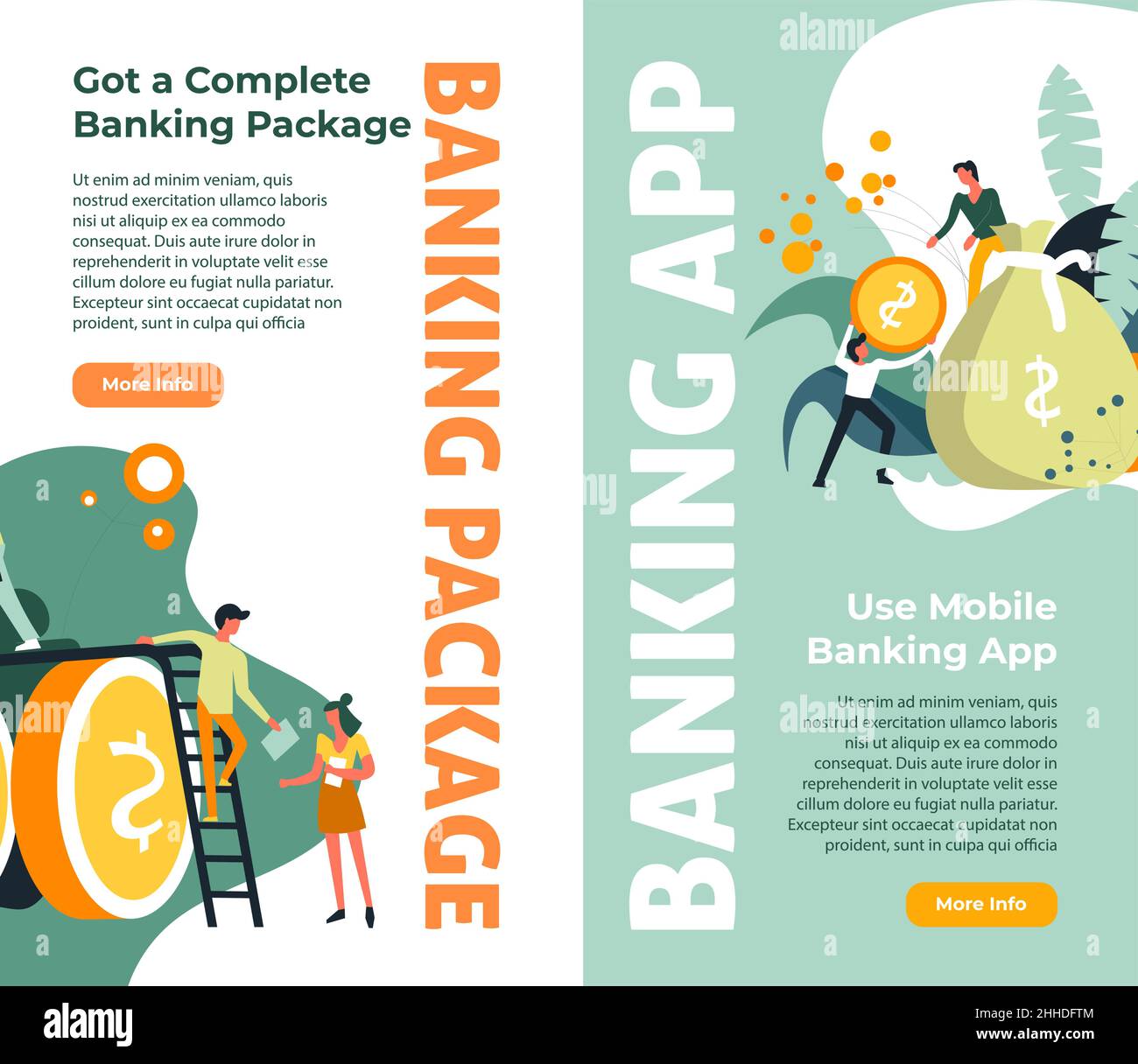 Banking login page Stock Vector Images - Alamy