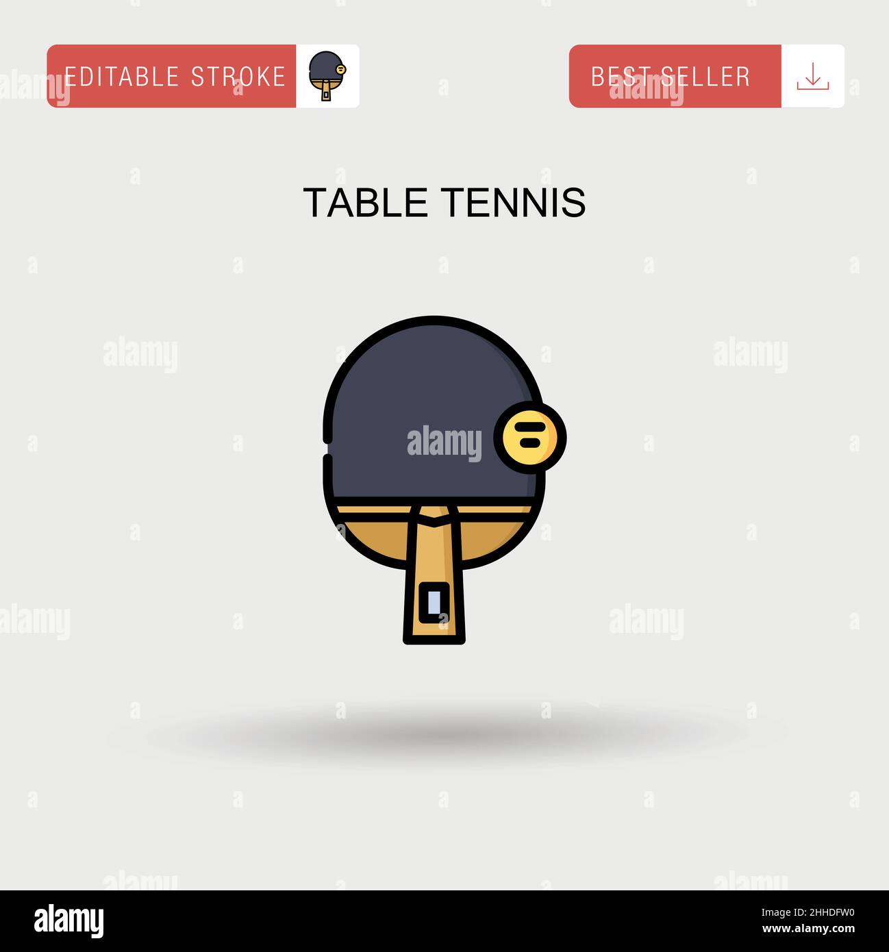Table tennis Stock Vector Images - Alamy