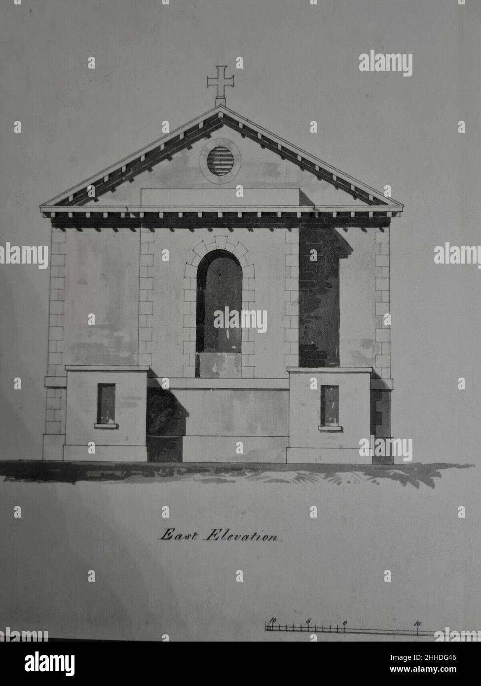 St Davids Church Rhymney - drawings (5 Stock Photo - Alamy