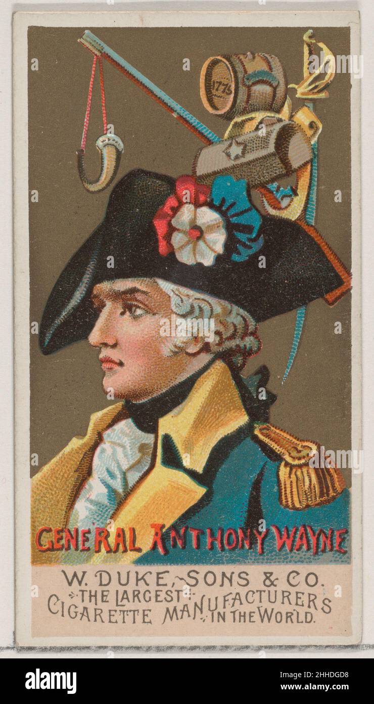 General Anthony Wayne, from the series Great Americans (N76) for Duke ...