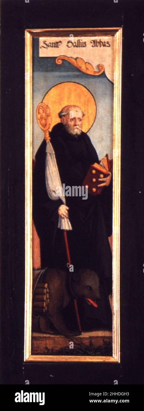 St Gallener Versuchungsretabel- geschlossen-Der Heilige Gallus Stock ...