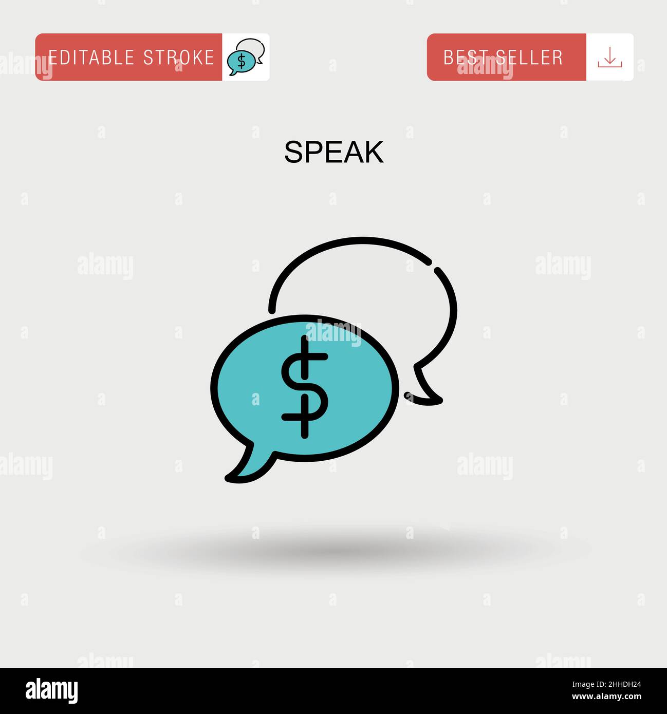 Speak communication Stock Vector Images - Alamy