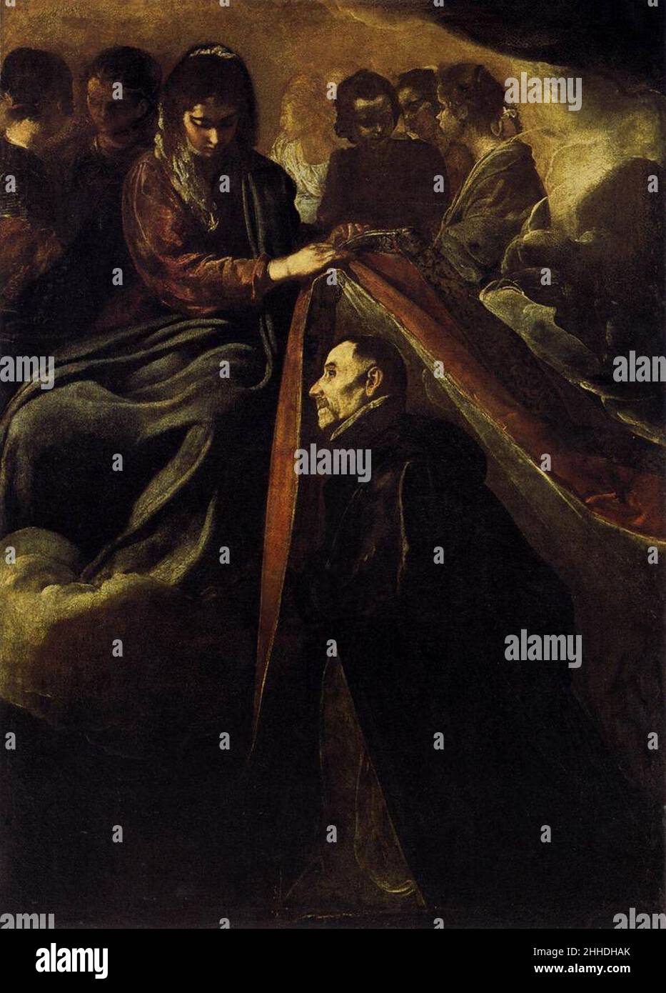 St Ildefonso Receiving the Chasuble from the Virgin by Diego Velázquez ...