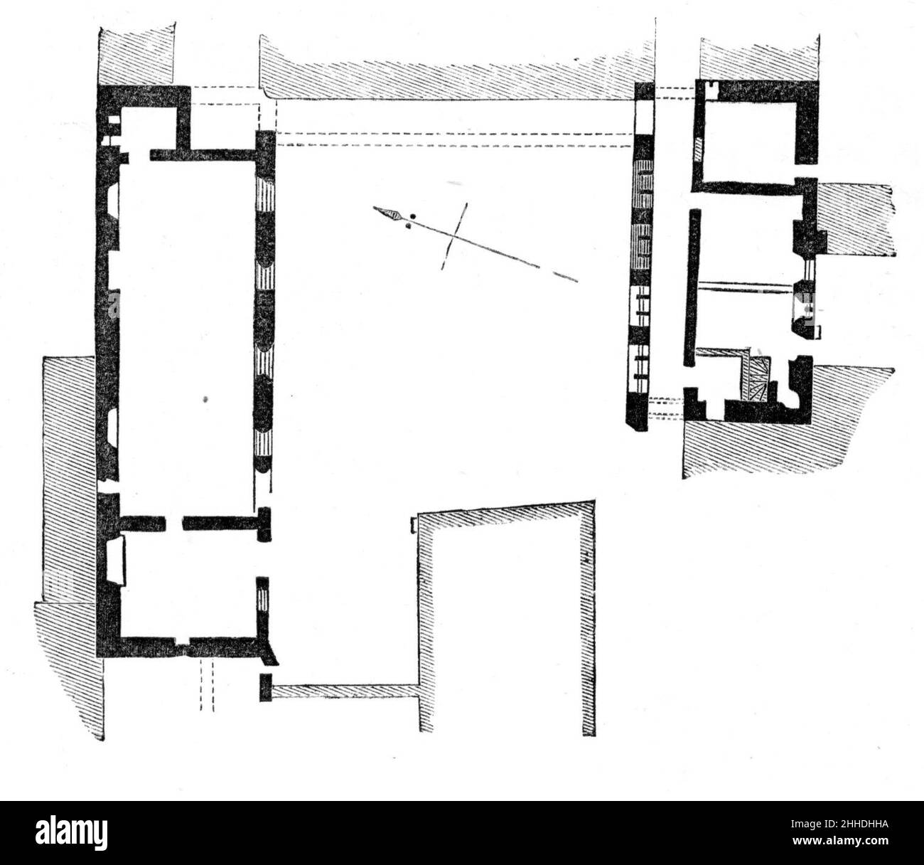 St James' Priory Bristol Ground Plan Stock Photo - Alamy
