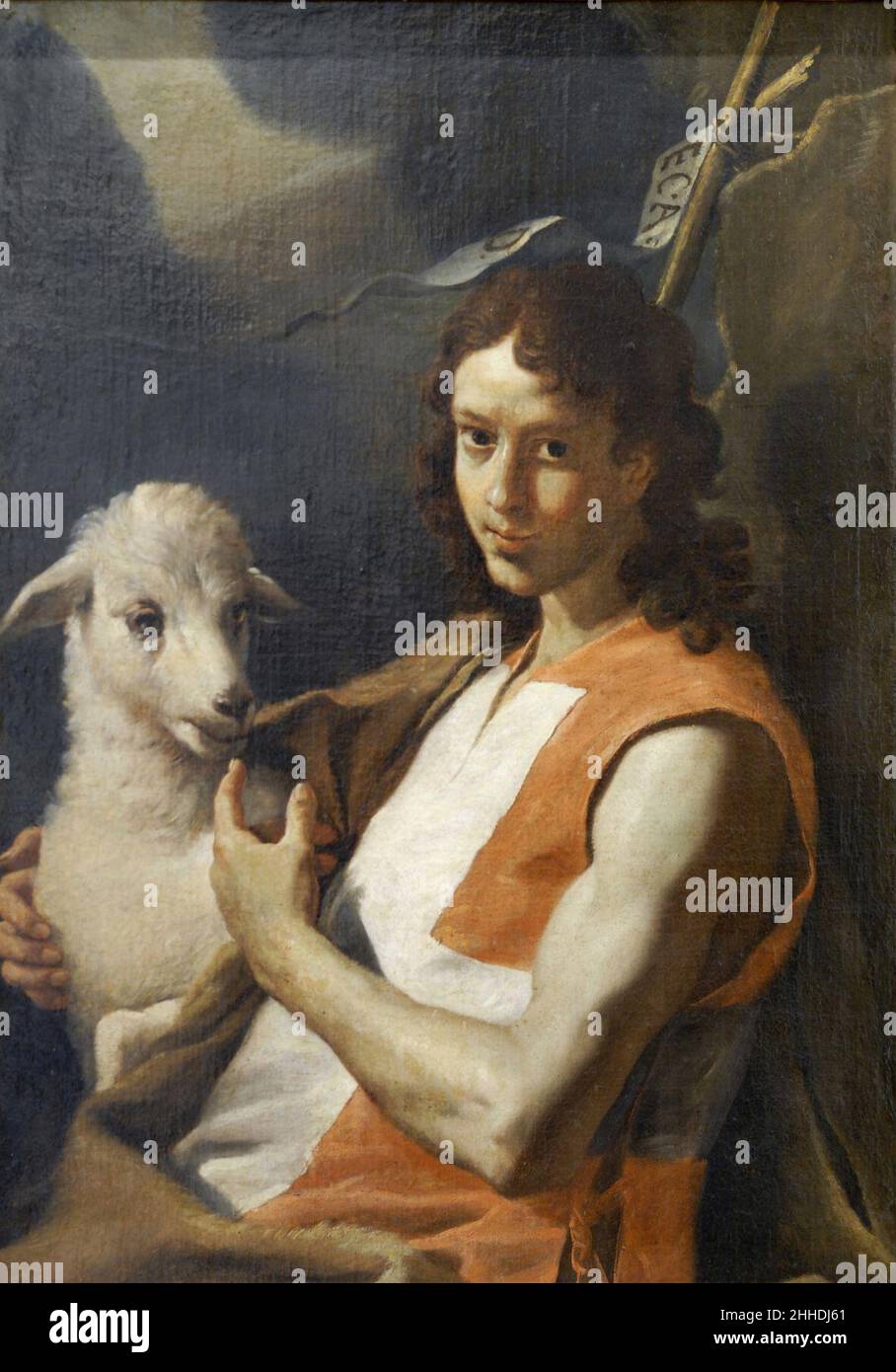 St John the Baptist Wearing the Red Tabard of the Order of St John ...