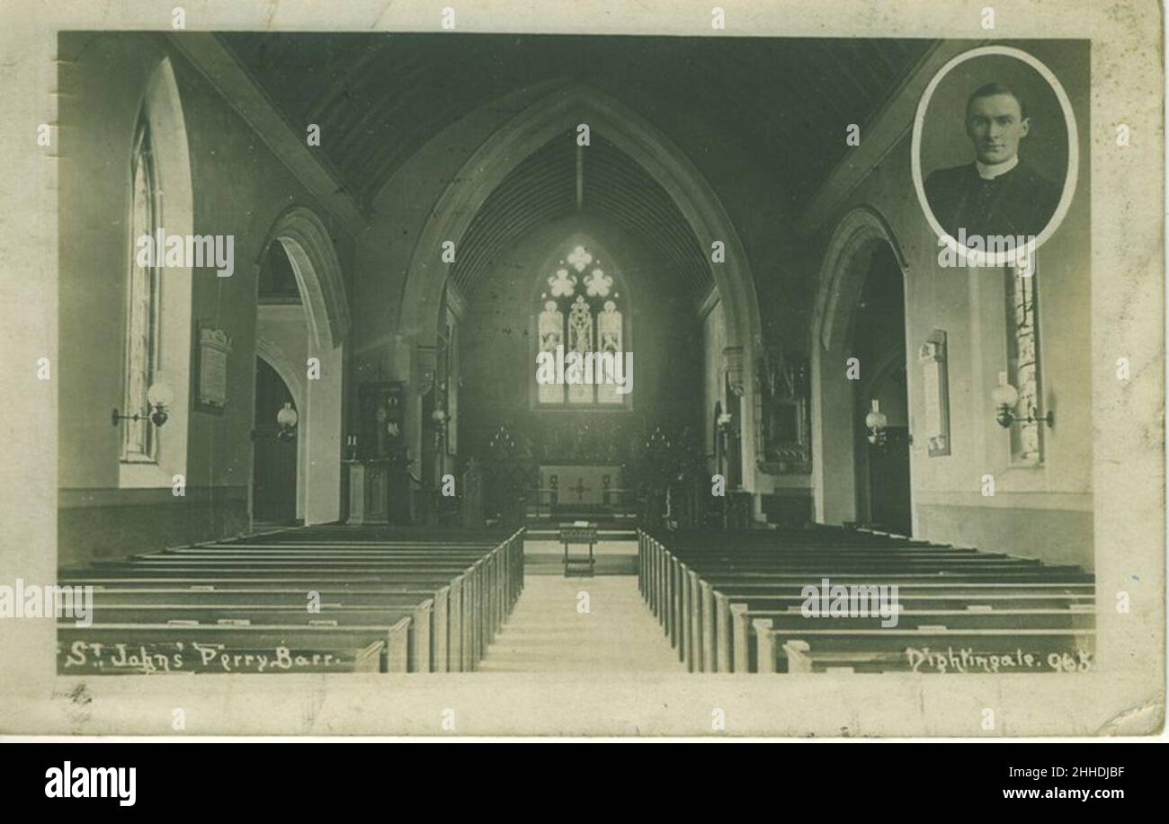 St John the Evangelist, Perry Barr - Nightingale Stock Photo - Alamy