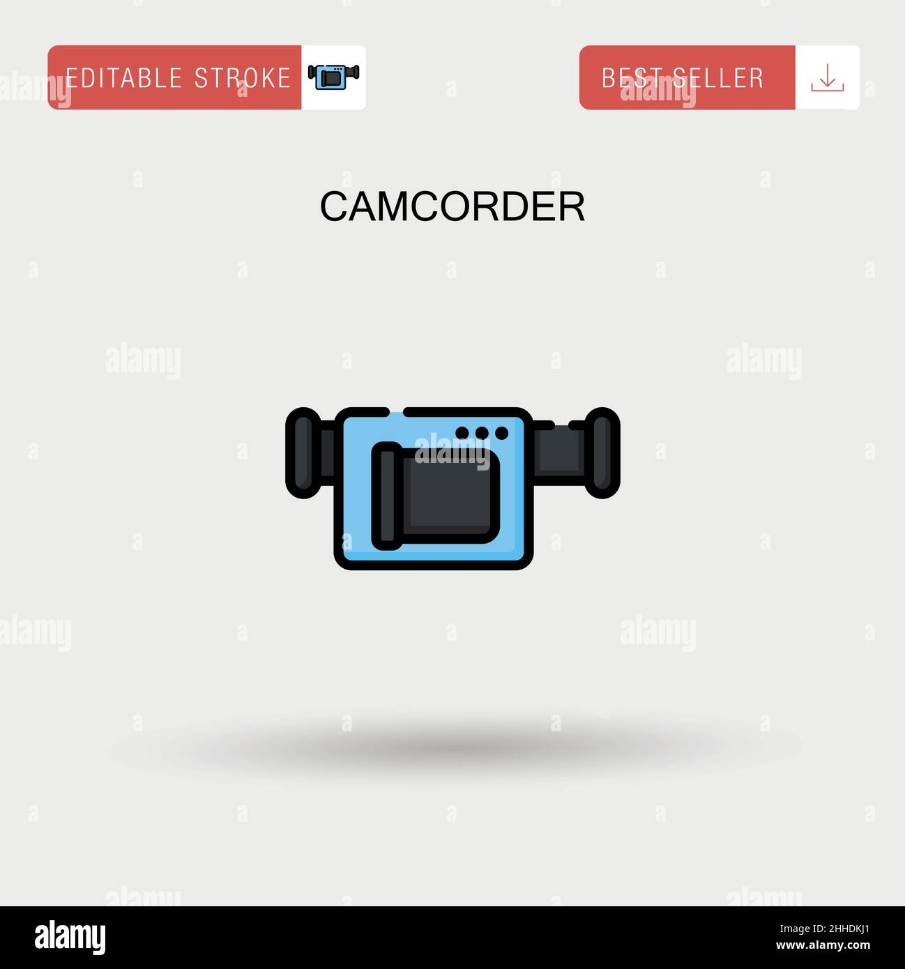 Video camera icon camcorder symbol hi-res stock photography and images ...