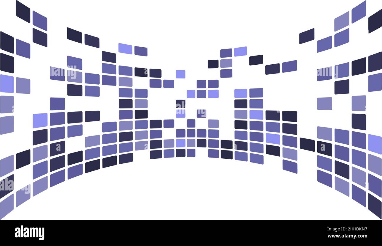 Checkered abstract background in Very Peri color. Modern techno ...