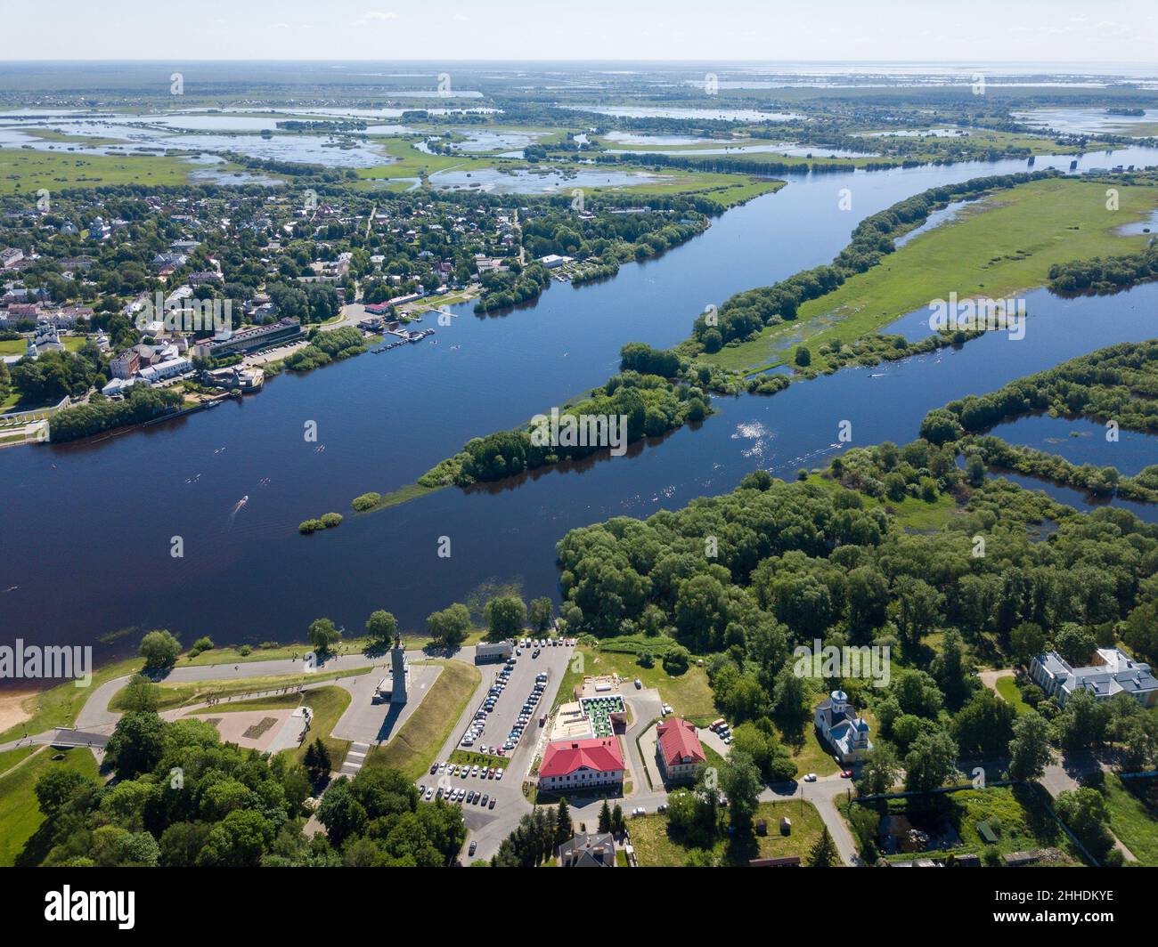 Volkhov from the air hi-res stock photography and images - Alamy
