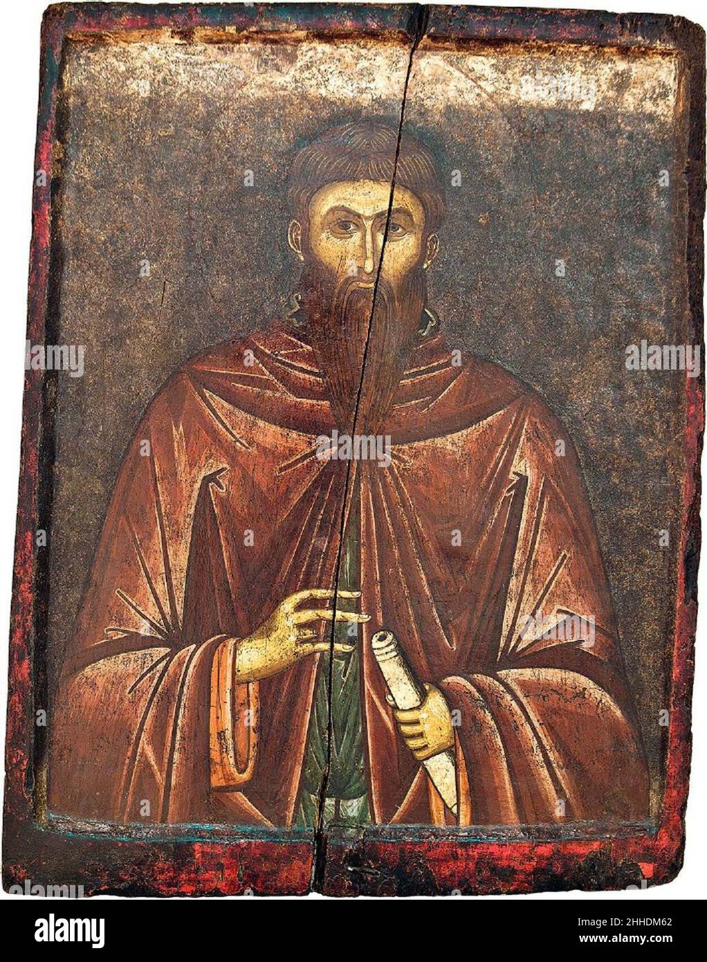 St Naum II Half of XIV Century Nicholas Bolnichki Church Ohrid Stock Photo - Alamy