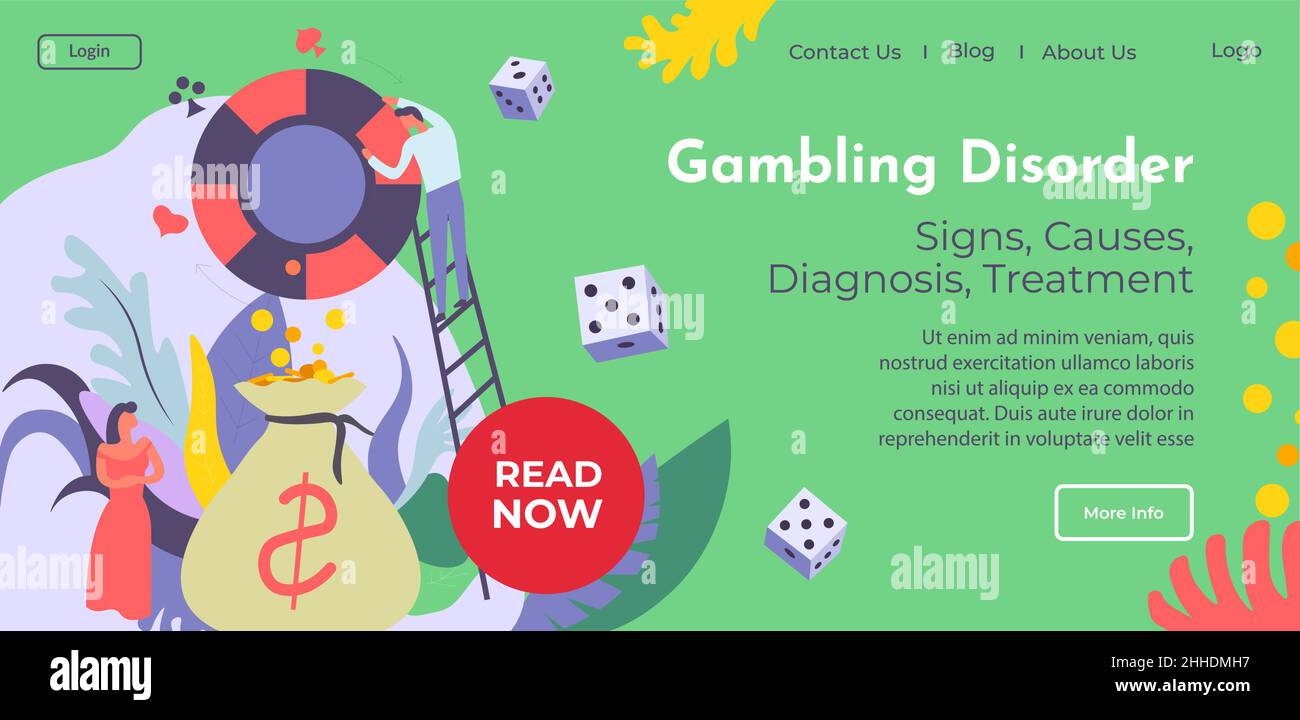 Problem gambling Stock Vector Images - Alamy