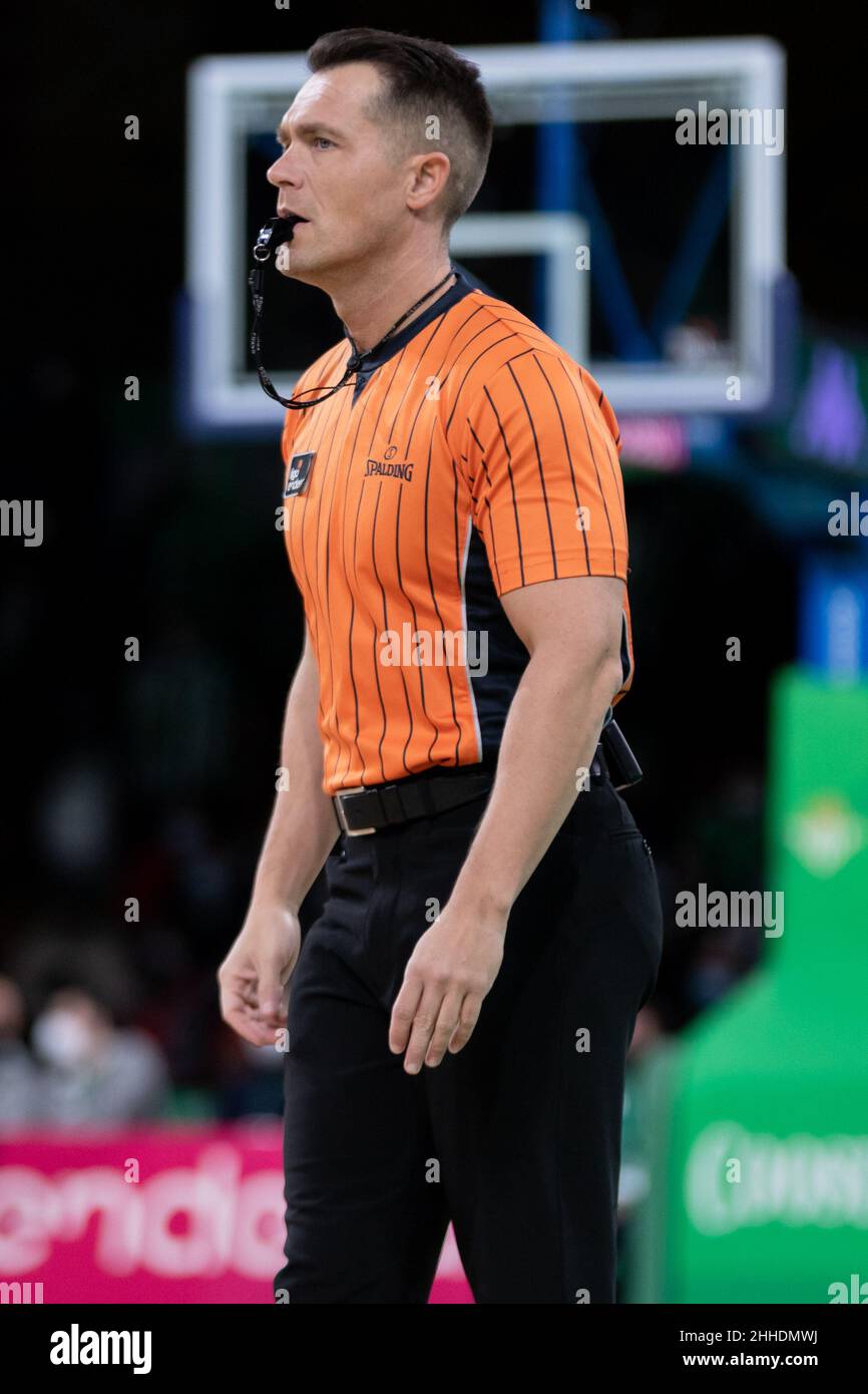 Seville, Spain. 23rd Jan, 2022. Juan de Dios Oyon, assistant referee ...