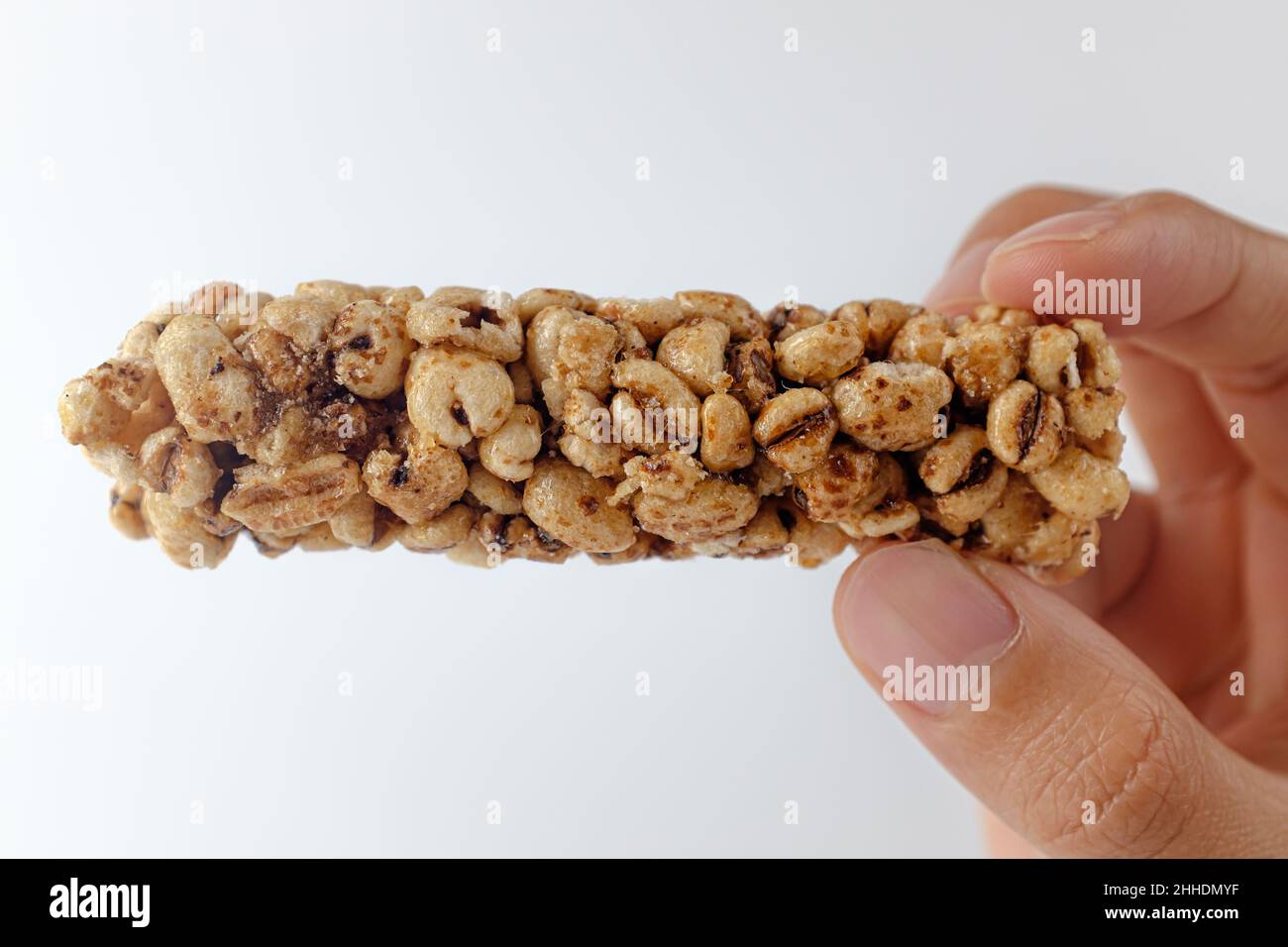 barley sweets on a white background Stock Photo - Alamy