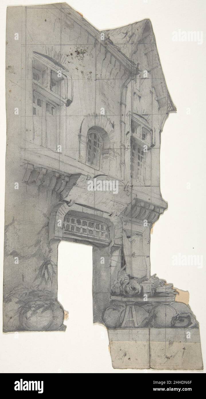 Design for a Stage Set at the Opéra, Paris 1830–90 Eugène Cicéri French ...