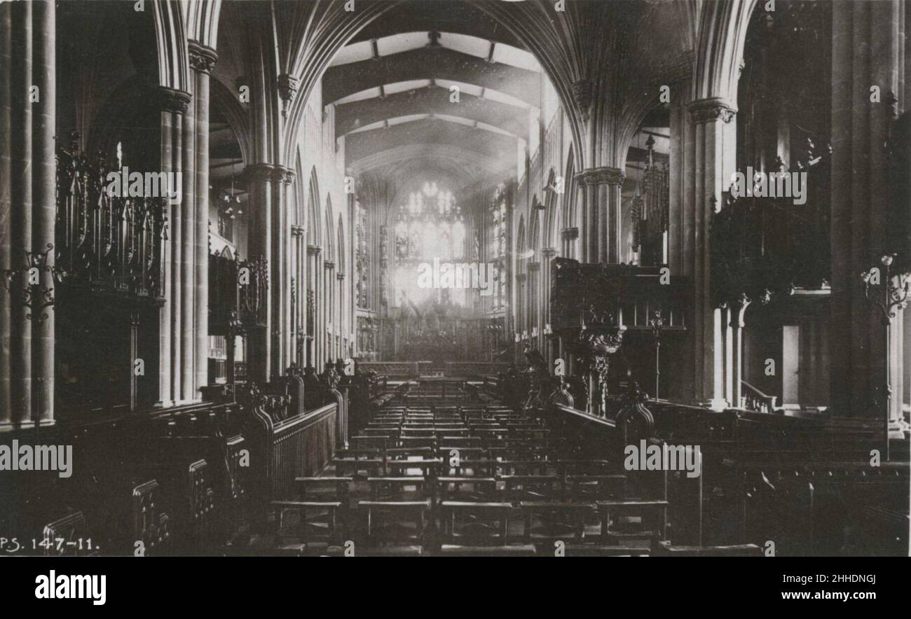St Peter Leeds, old postcard (1 Stock Photo - Alamy