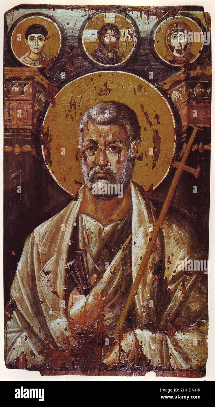 Icon of st peter sinai hi-res stock photography and images - Alamy