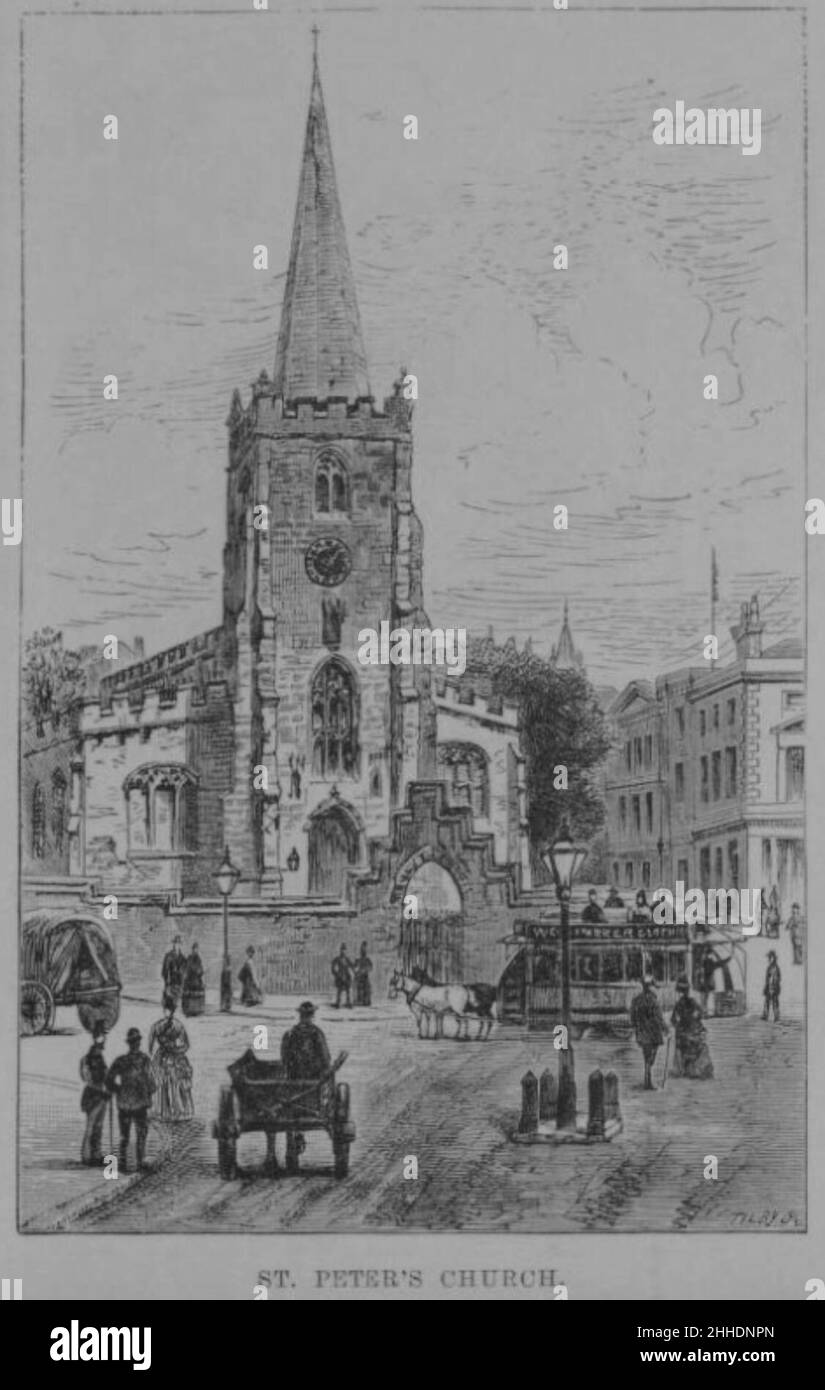 St Peter's Church, Nottingham Stock Photo - Alamy