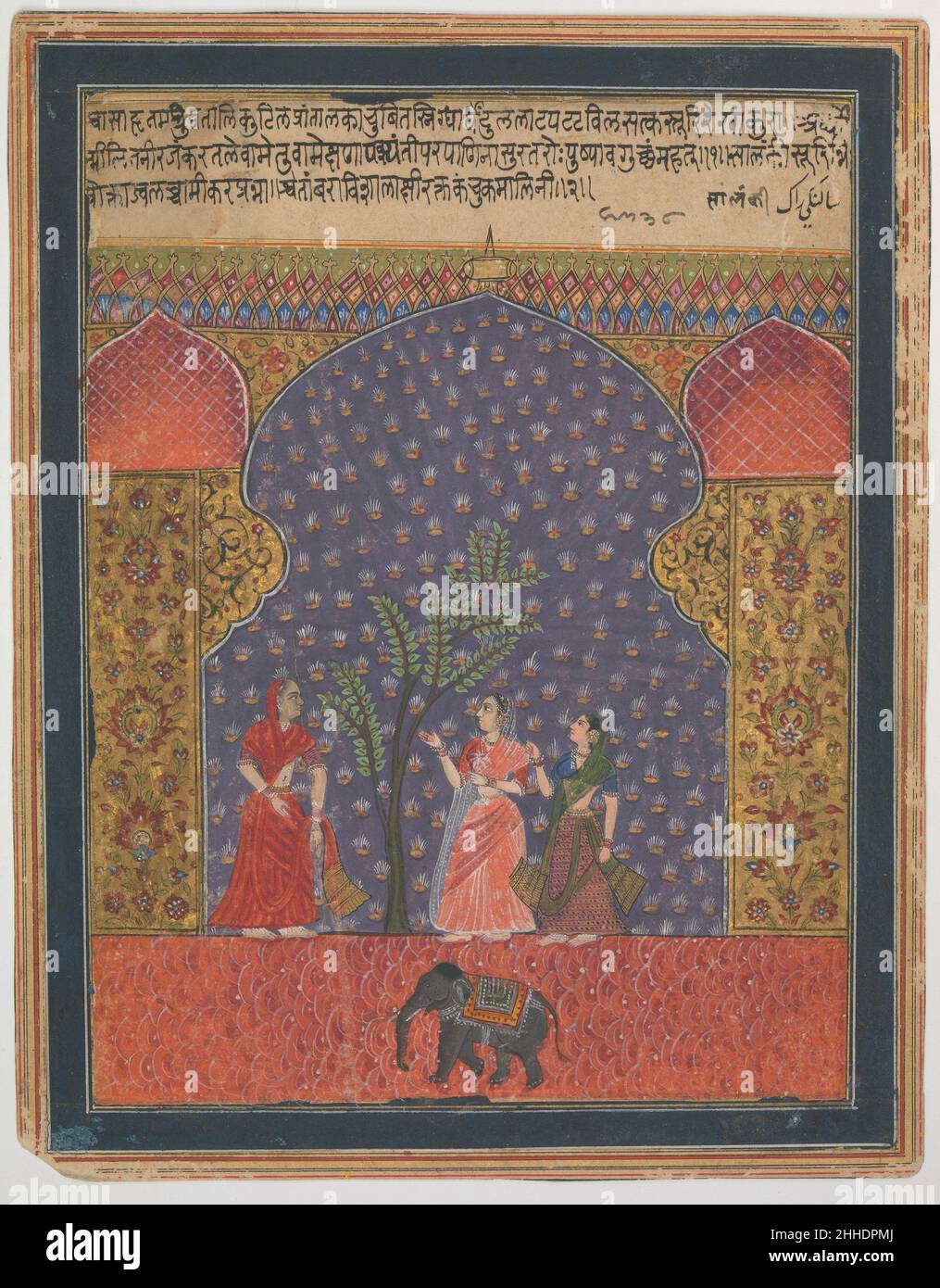 "Solanki Raga", Folio from a Ragamala ca. 1590 Some of the earliest ...