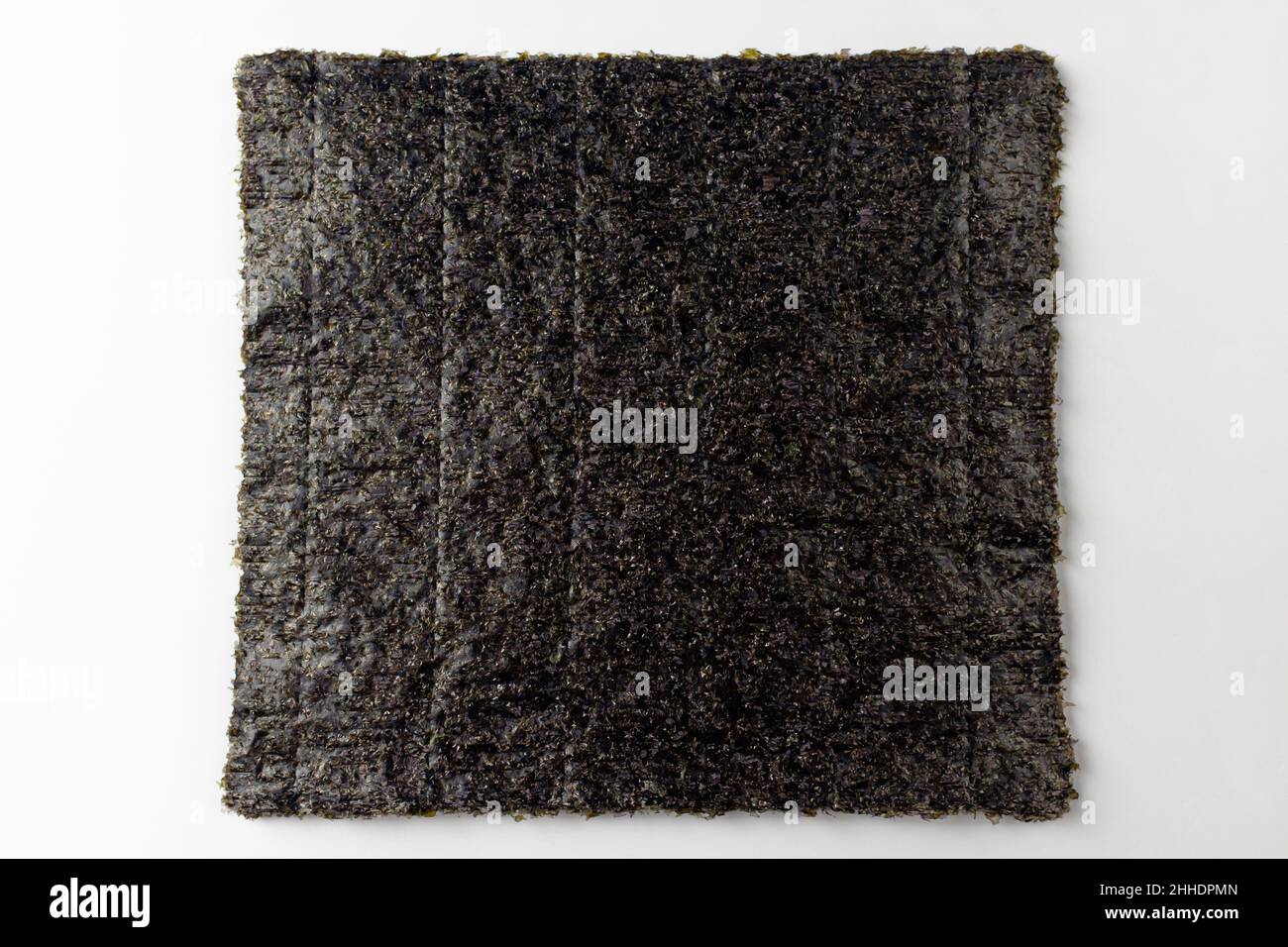 Square seaweed on white background Stock Photo - Alamy