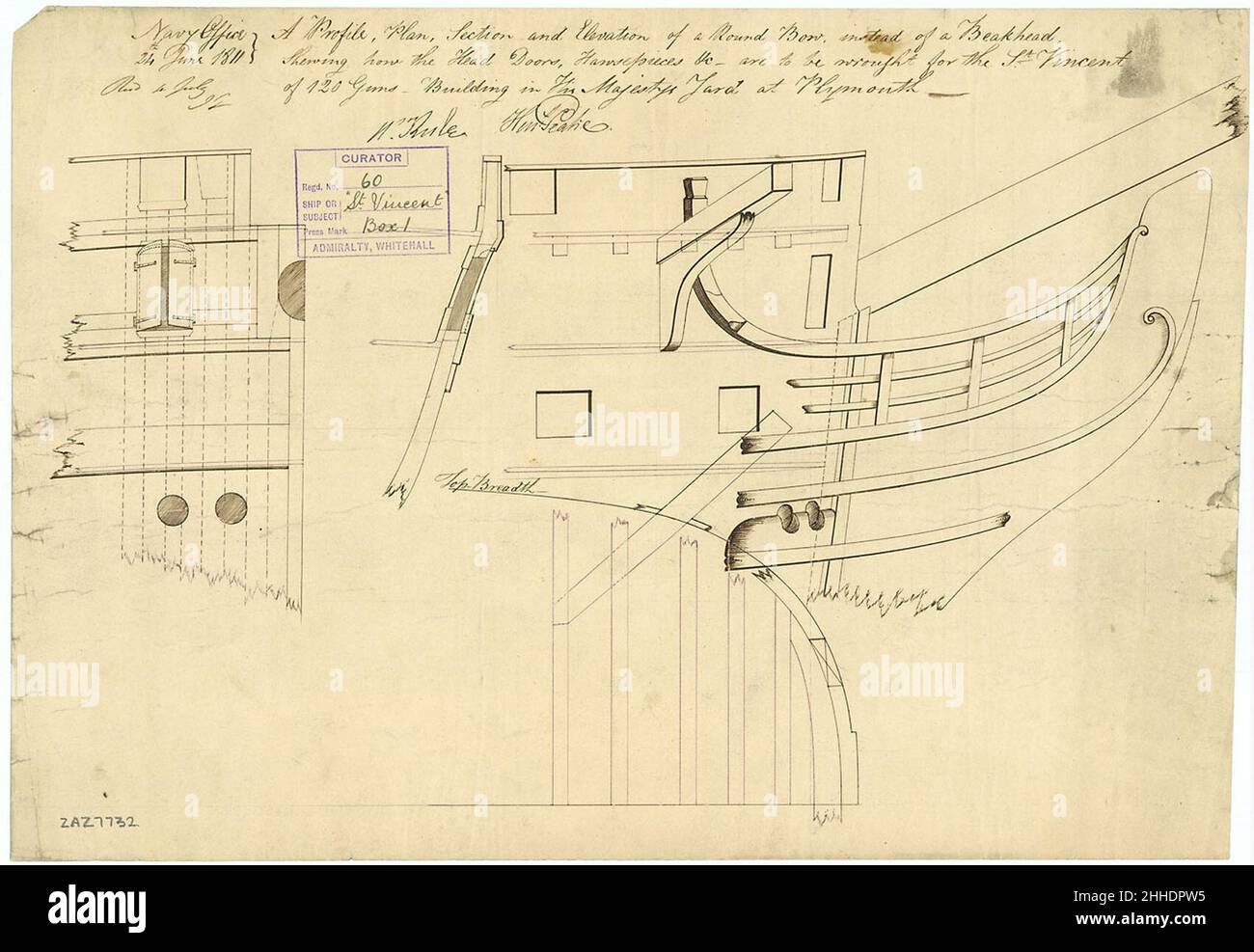 ST VINCENT 1815 Stock Photo - Alamy