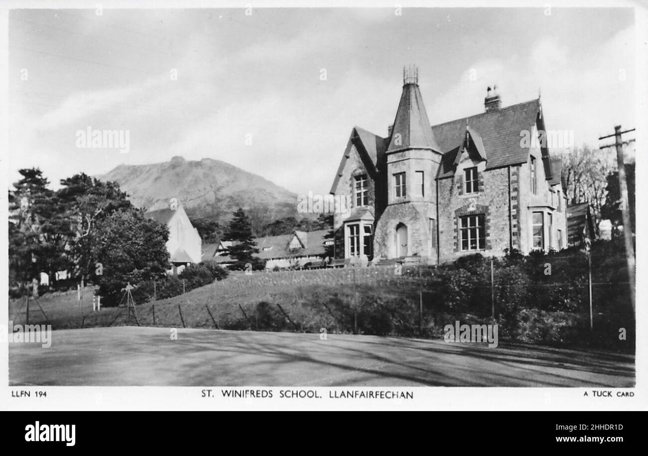 St Winifred's School, Llanfairfechan Stock Photo - Alamy