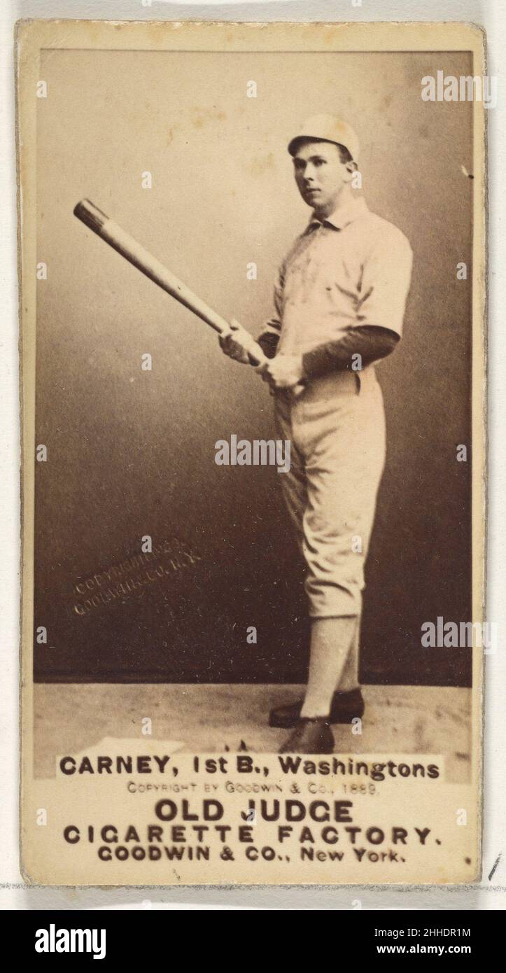 John Joseph "Handsome Jack" Carney, 1st Base, Washington Nationals ...