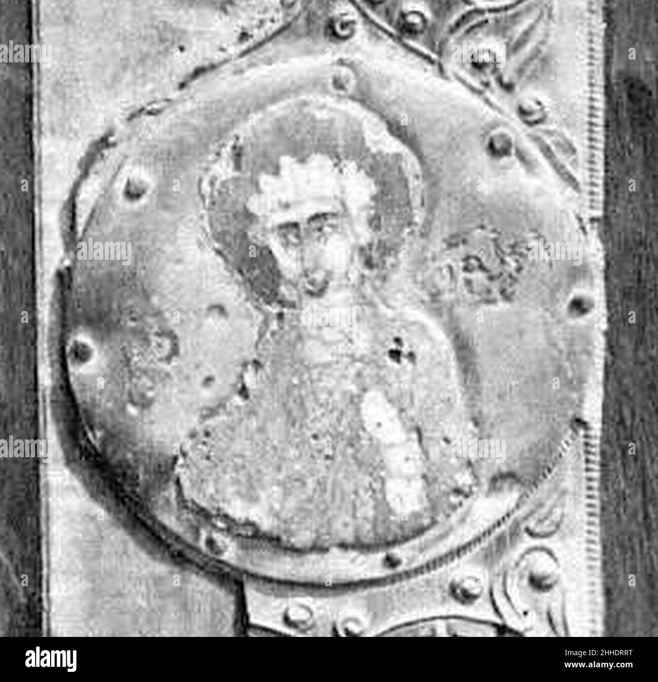 St. apostol Peter medalion from Michael archangel icon Stock Photo - Alamy