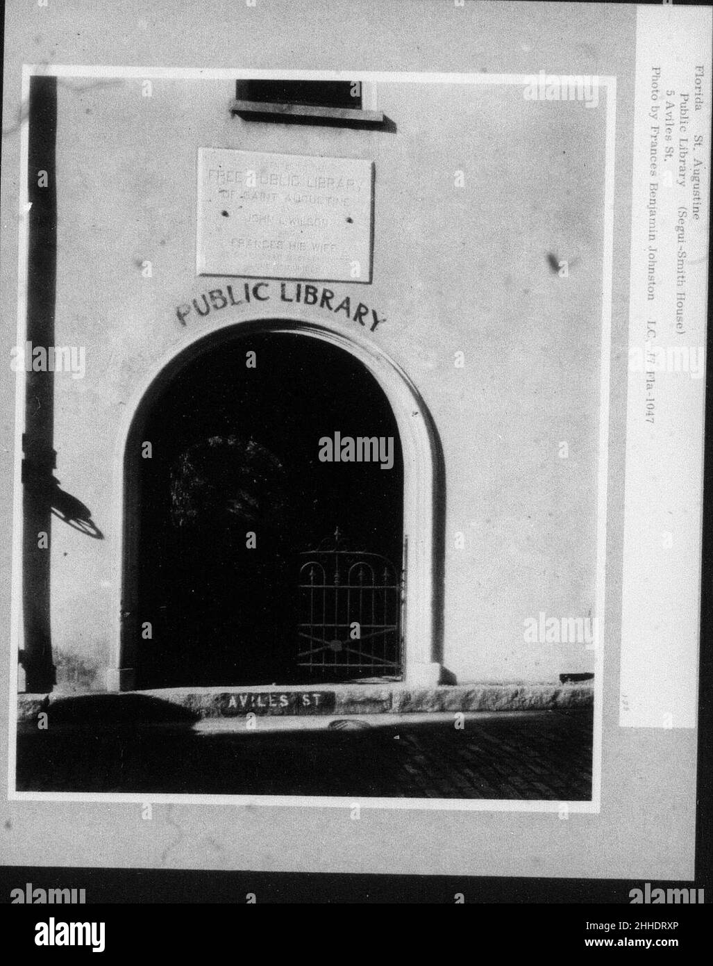 St. Augustine Free Public Library Stock Photo - Alamy