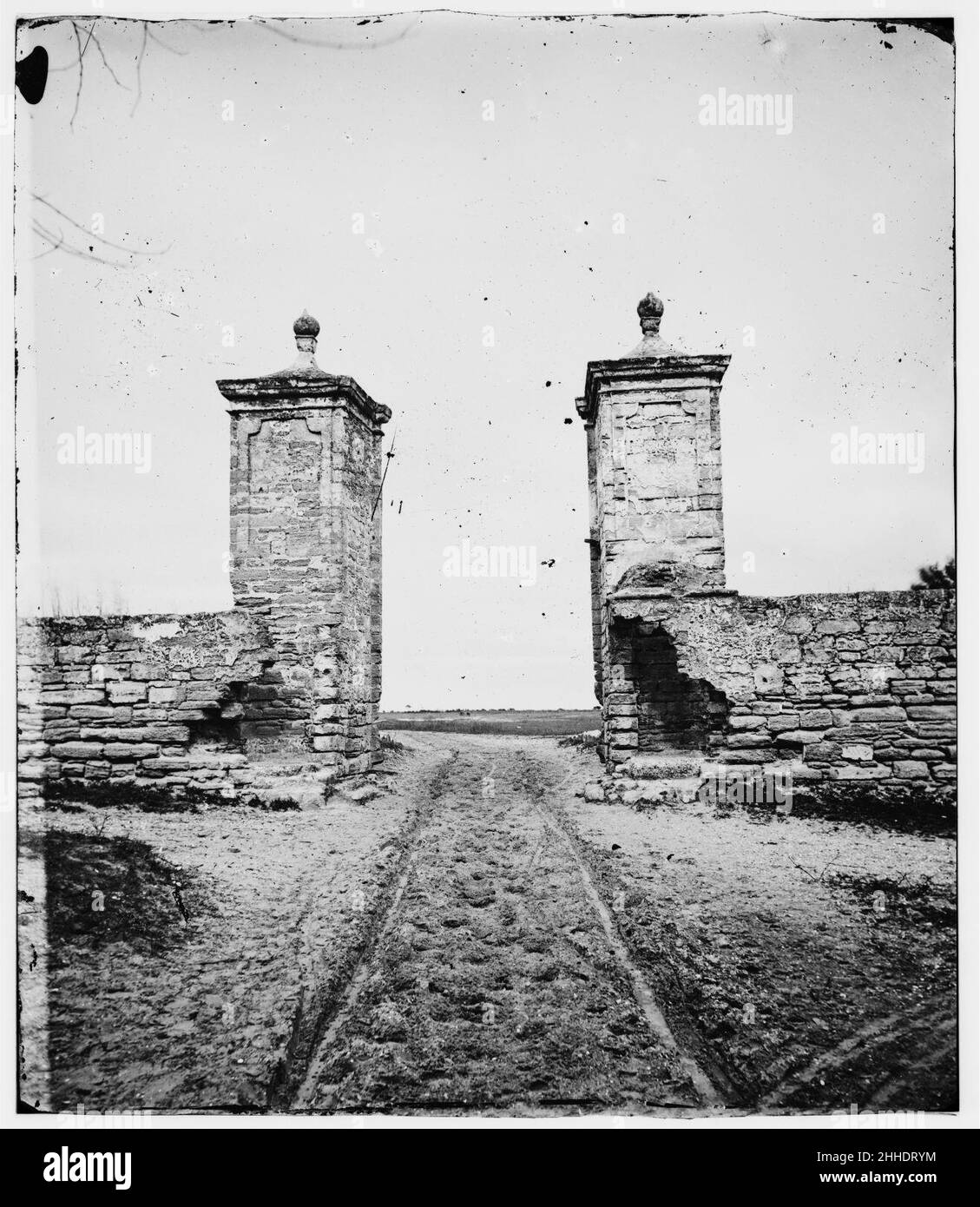 St Augustine Florida Entrance Gate High Resolution Stock Photography ...