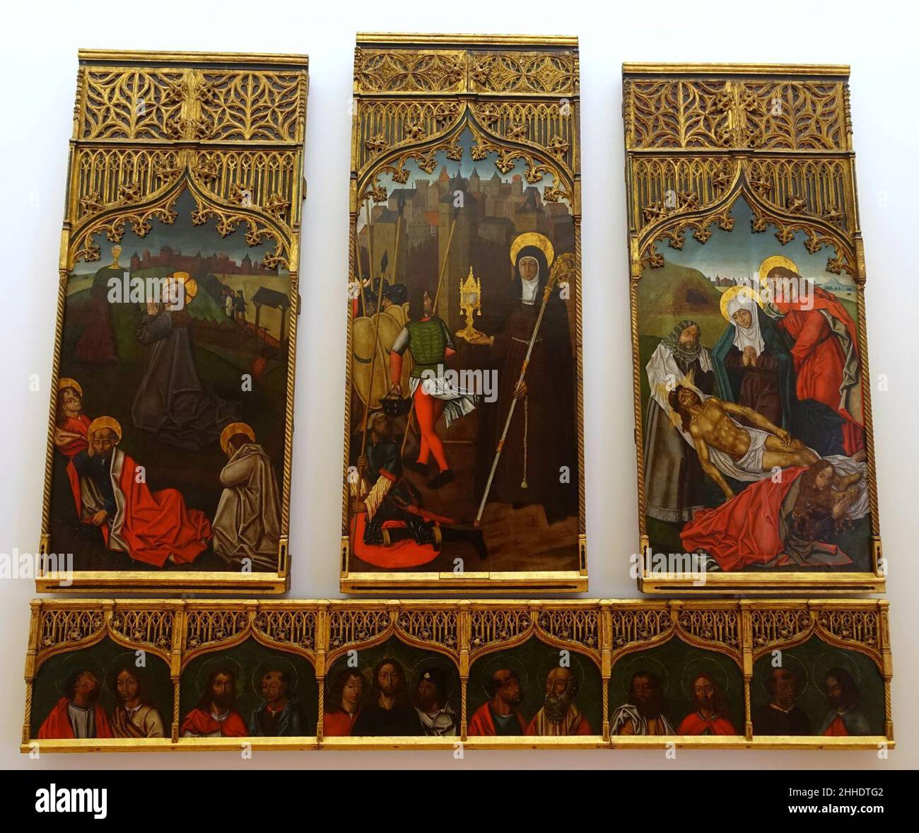 St. Claire triptych from the Mosteiro de Santa Clara, c. 1486 Stock Photo - Alamy