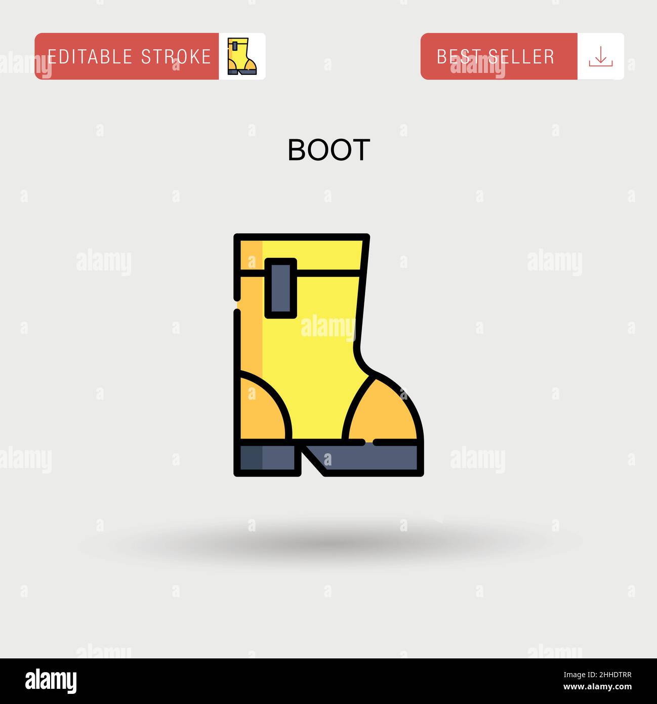 Closeup boot Stock Vector Images - Alamy